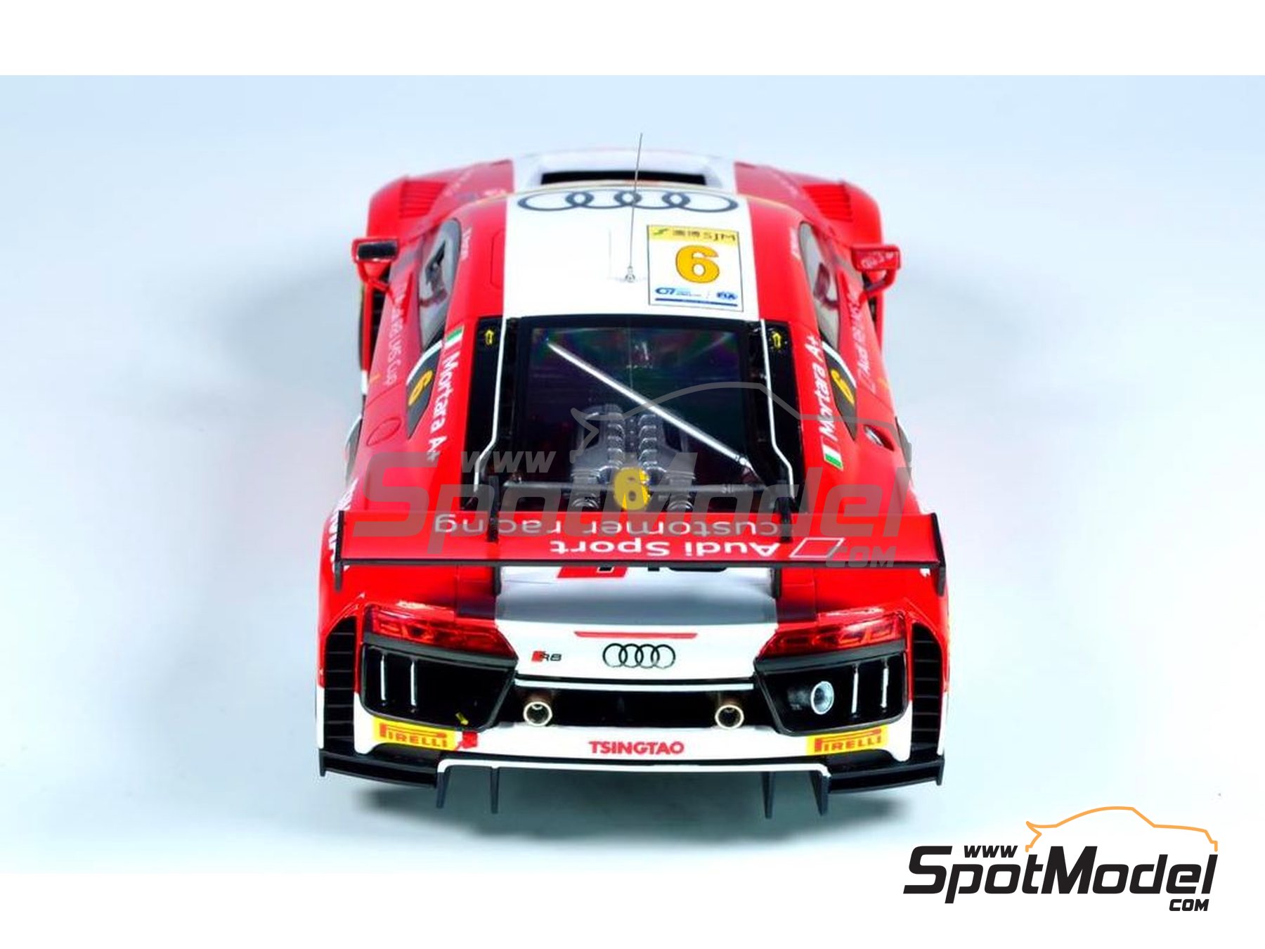 Nunu NU-24024: Car scale model kit 1/24 scale - Audi R8 LMS GT3 Audi Sport Customer Racing Team ...