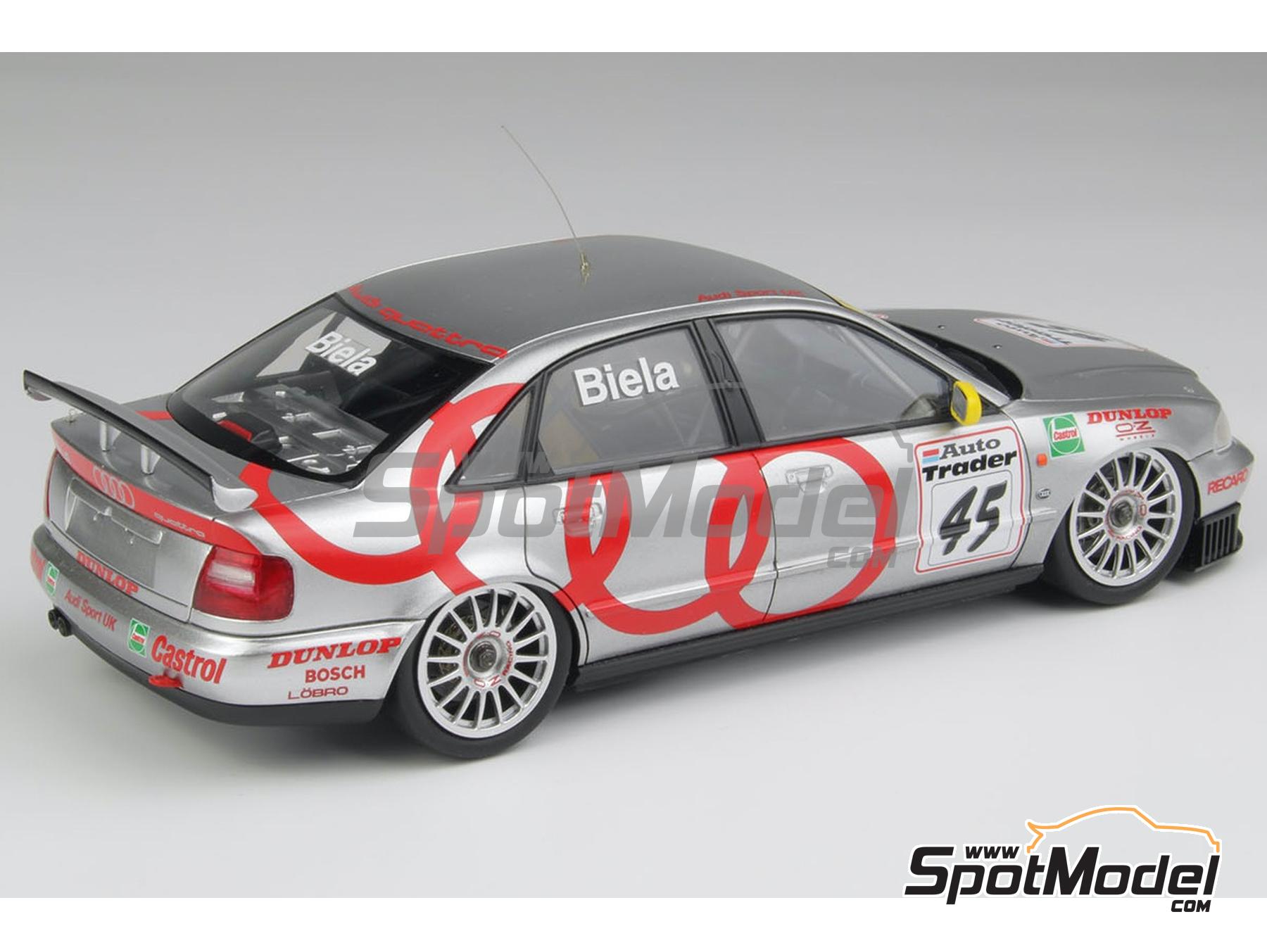 Nunu PN24035: Car scale model kit 1/24 scale - Audi A4 Quattro Audi Sport UK Team #44, 45 ...