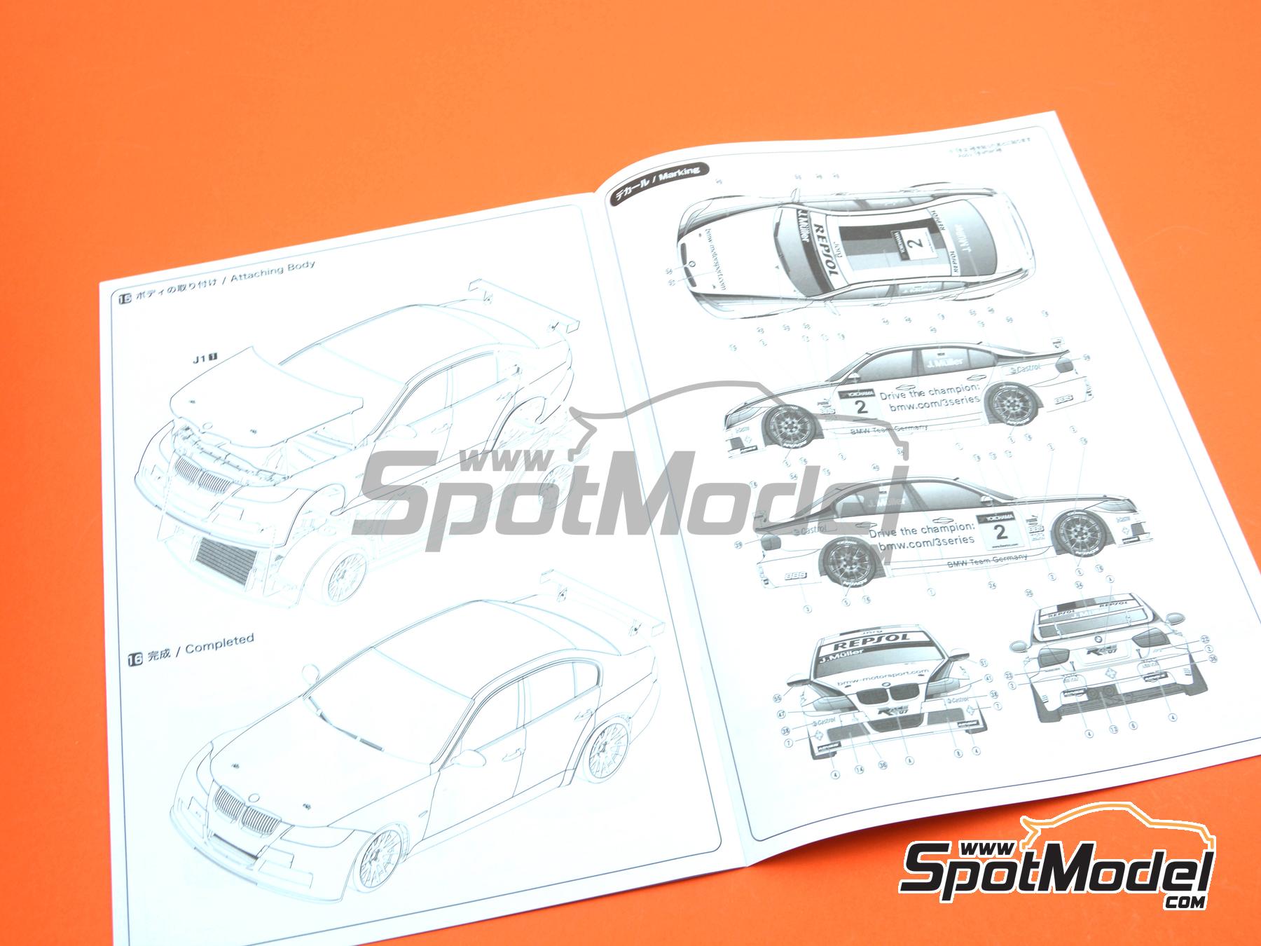 Nunu PN24037: Car scale model kit 1/24 scale - BMW 320si E90 BMW ...