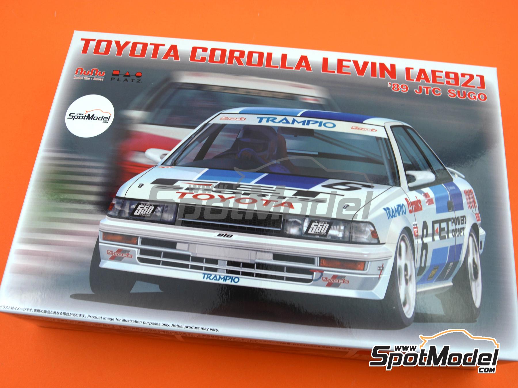 Nunu PN24039: Car scale model kit 1/24 scale - Toyota Corolla Levin ...