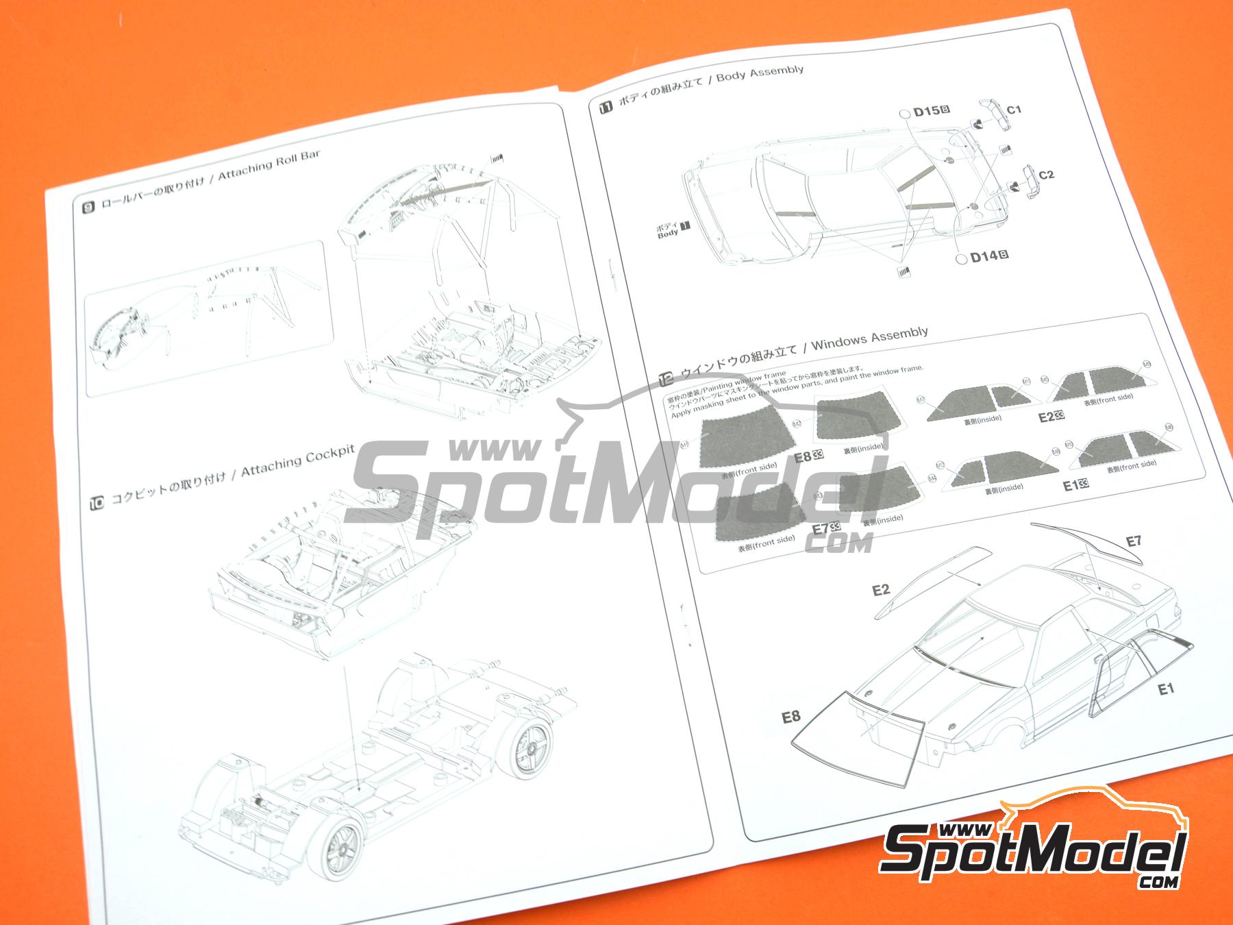 Nunu PN24039: Car scale model kit 1/24 scale - Toyota Corolla Levin ...