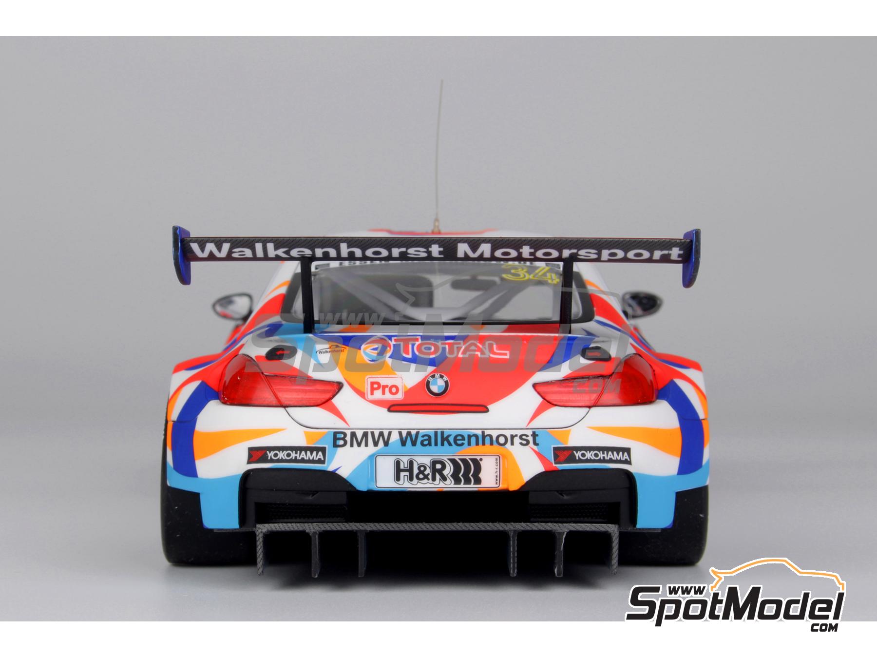 Nunu PN24042: Car scale model kit 1/24 scale - BMW M6 GT3 Walkenhorst ...