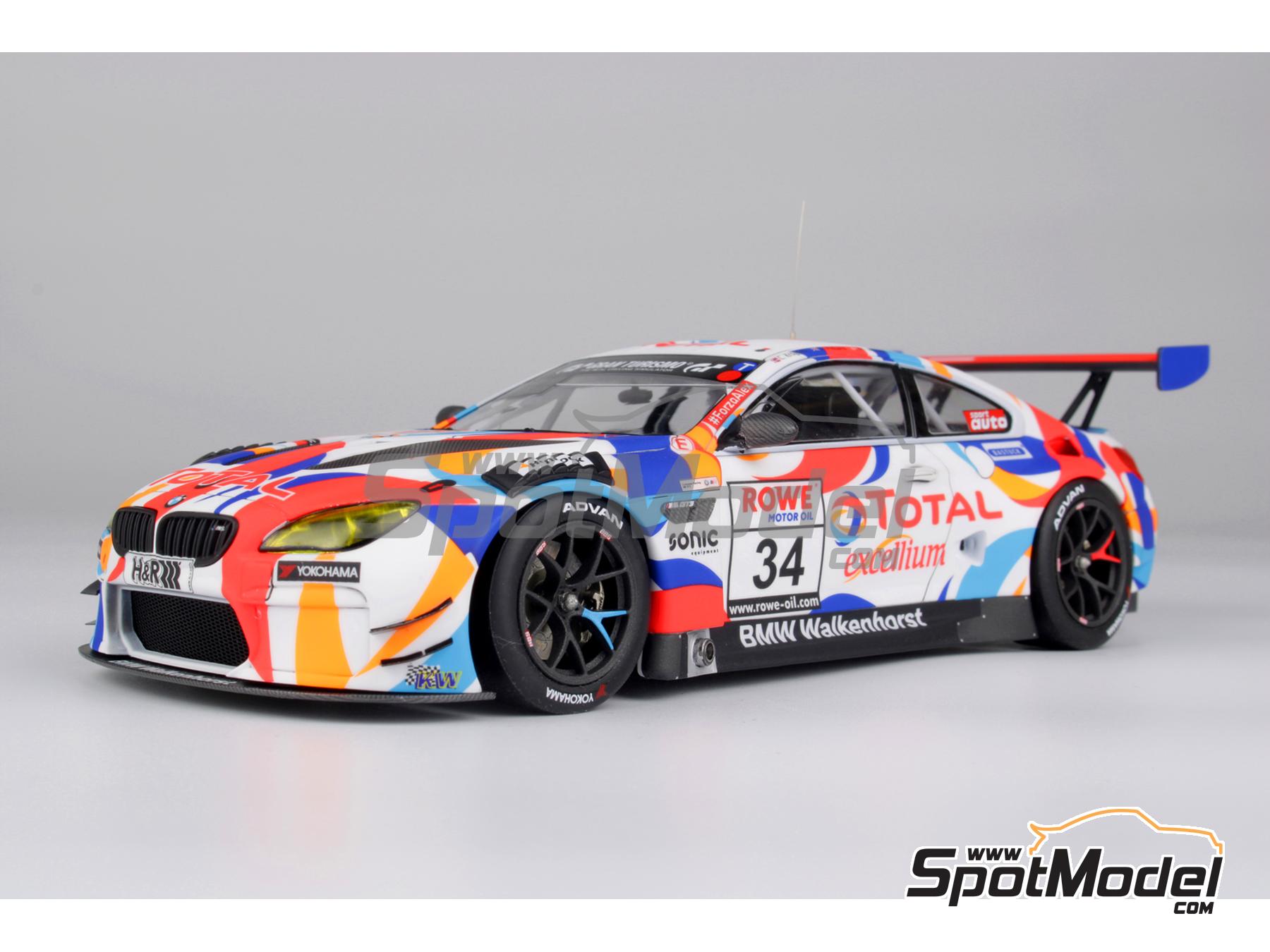 Nunu PN24042: Car scale model kit 1/24 scale - BMW M6 GT3 Walkenhorst ...