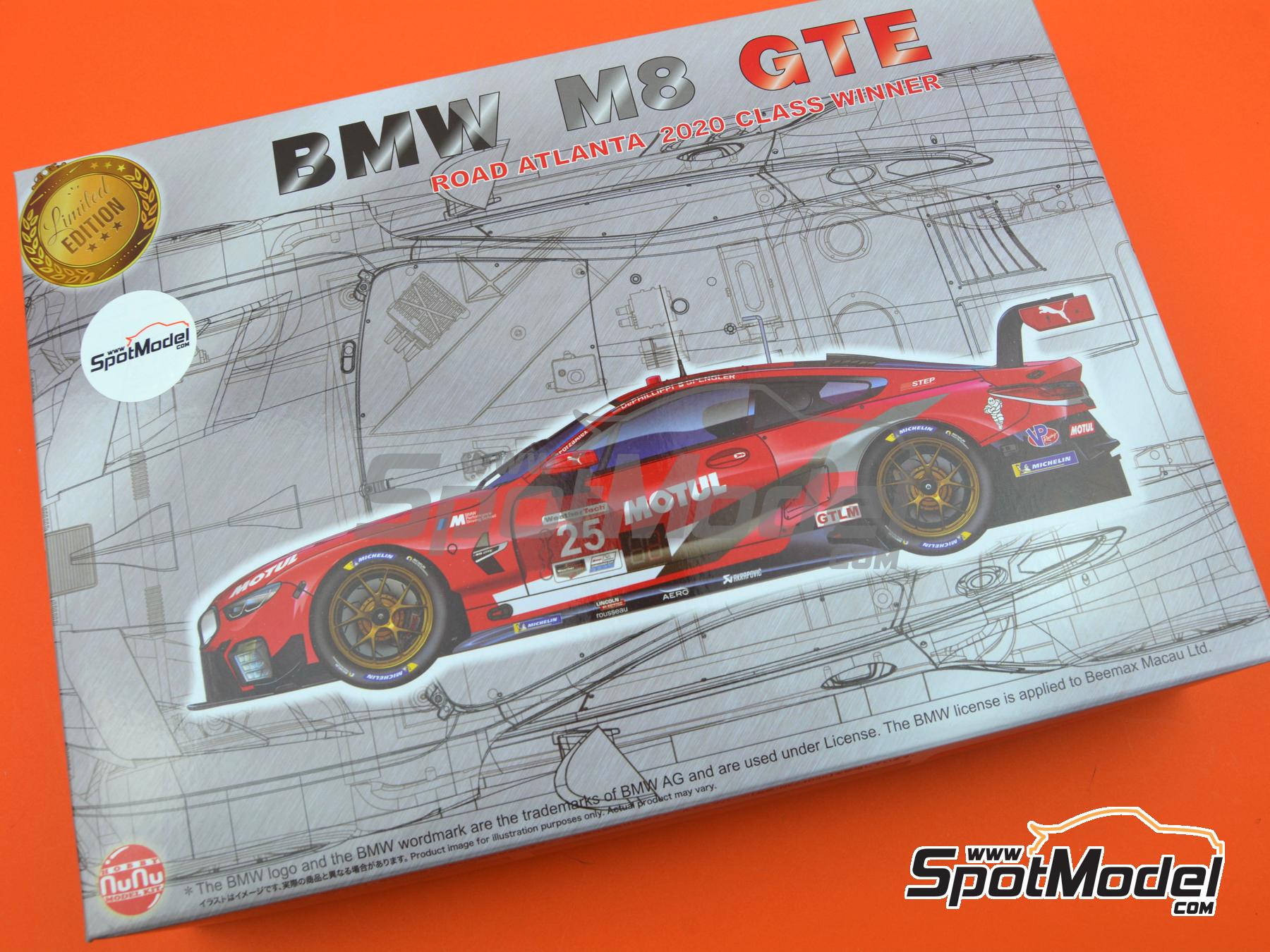 Nunu PN24043: Car scale model kit 1/24 scale - BMW M8 GTE BMW ...