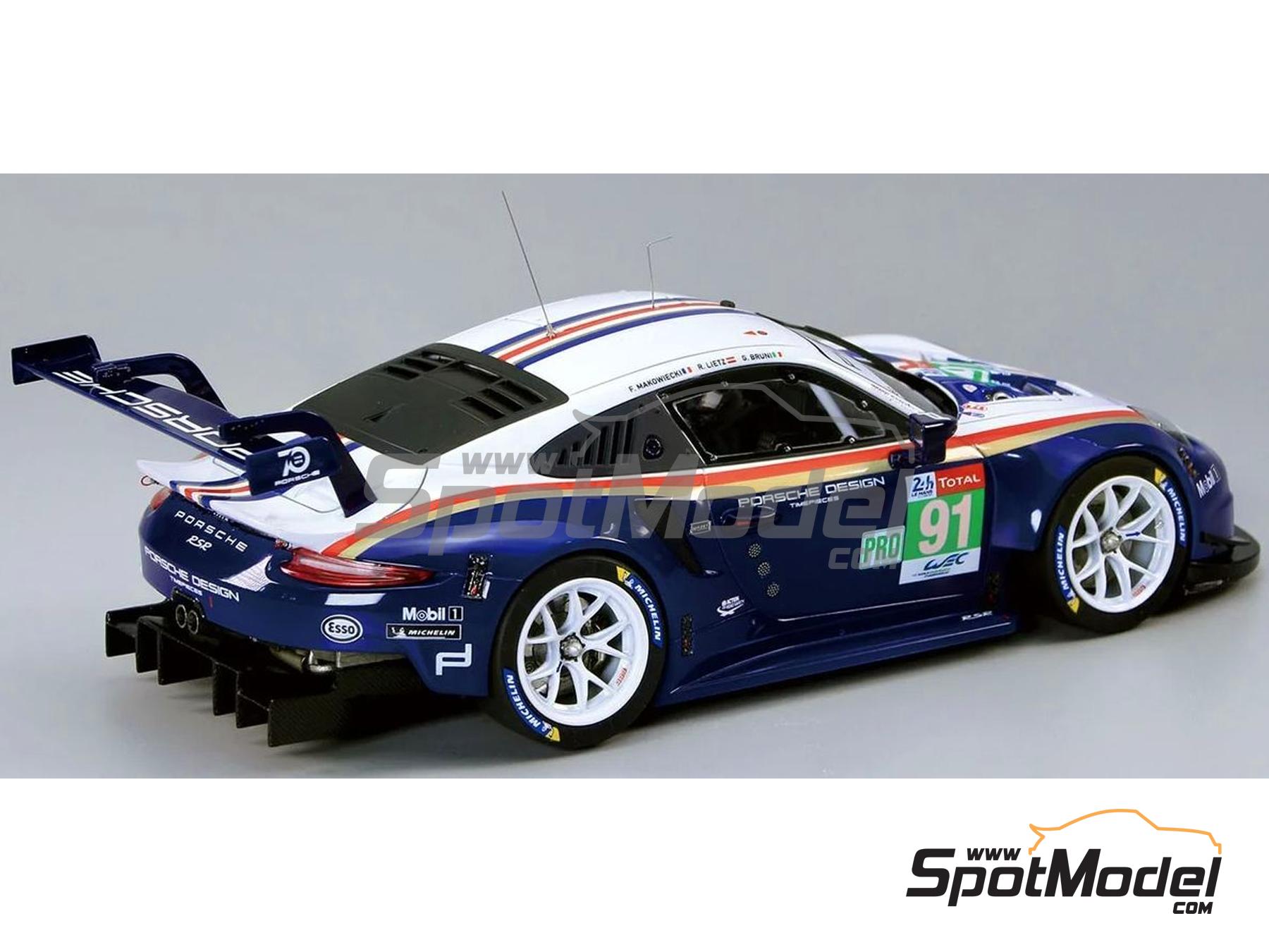 Nunu PN24049: Car scale model kit 1/24 scale - Porsche 911 991 GT3 RSR ...
