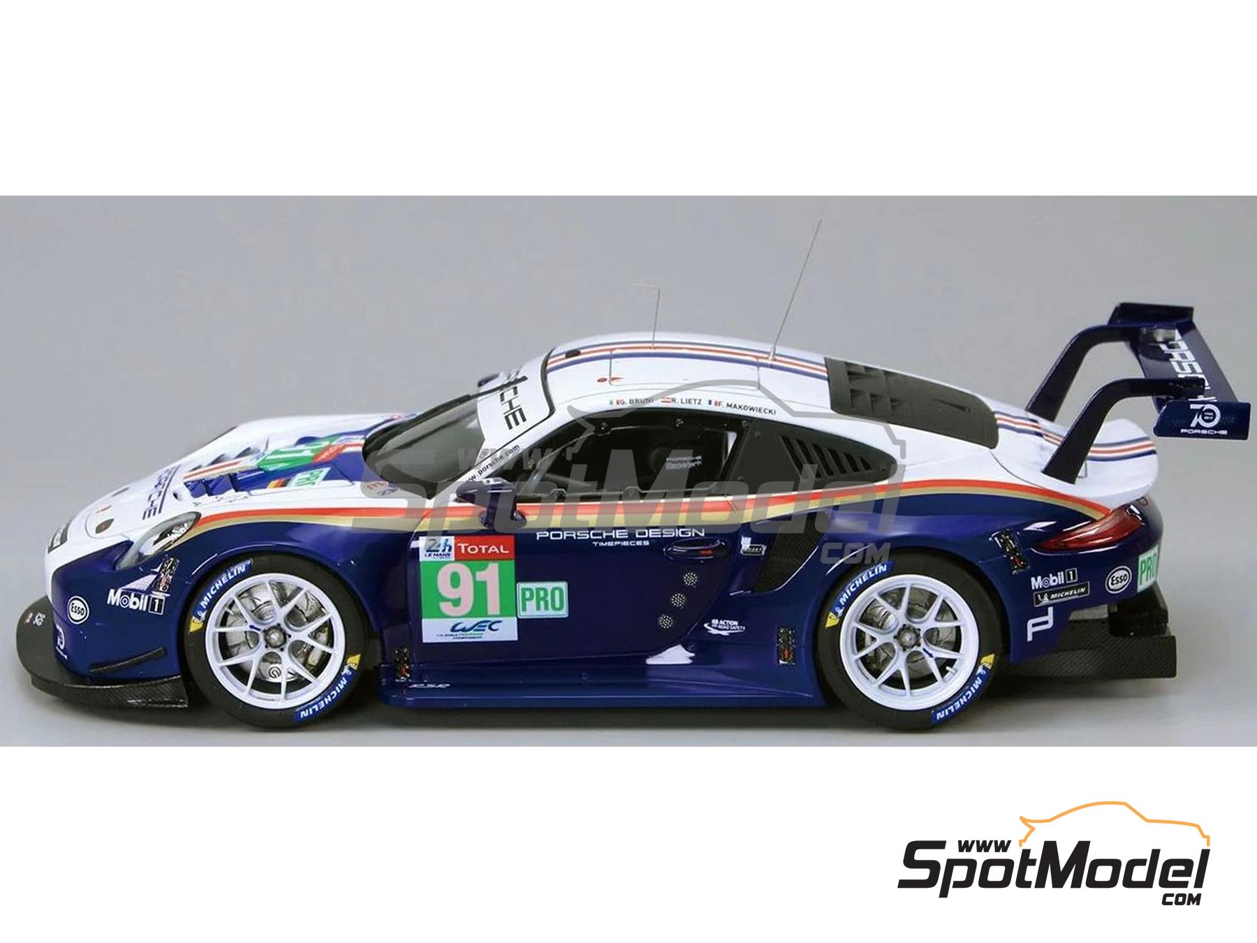 Nunu PN24049: Car scale model kit 1/24 scale - Porsche 911 991 GT3 RSR ...
