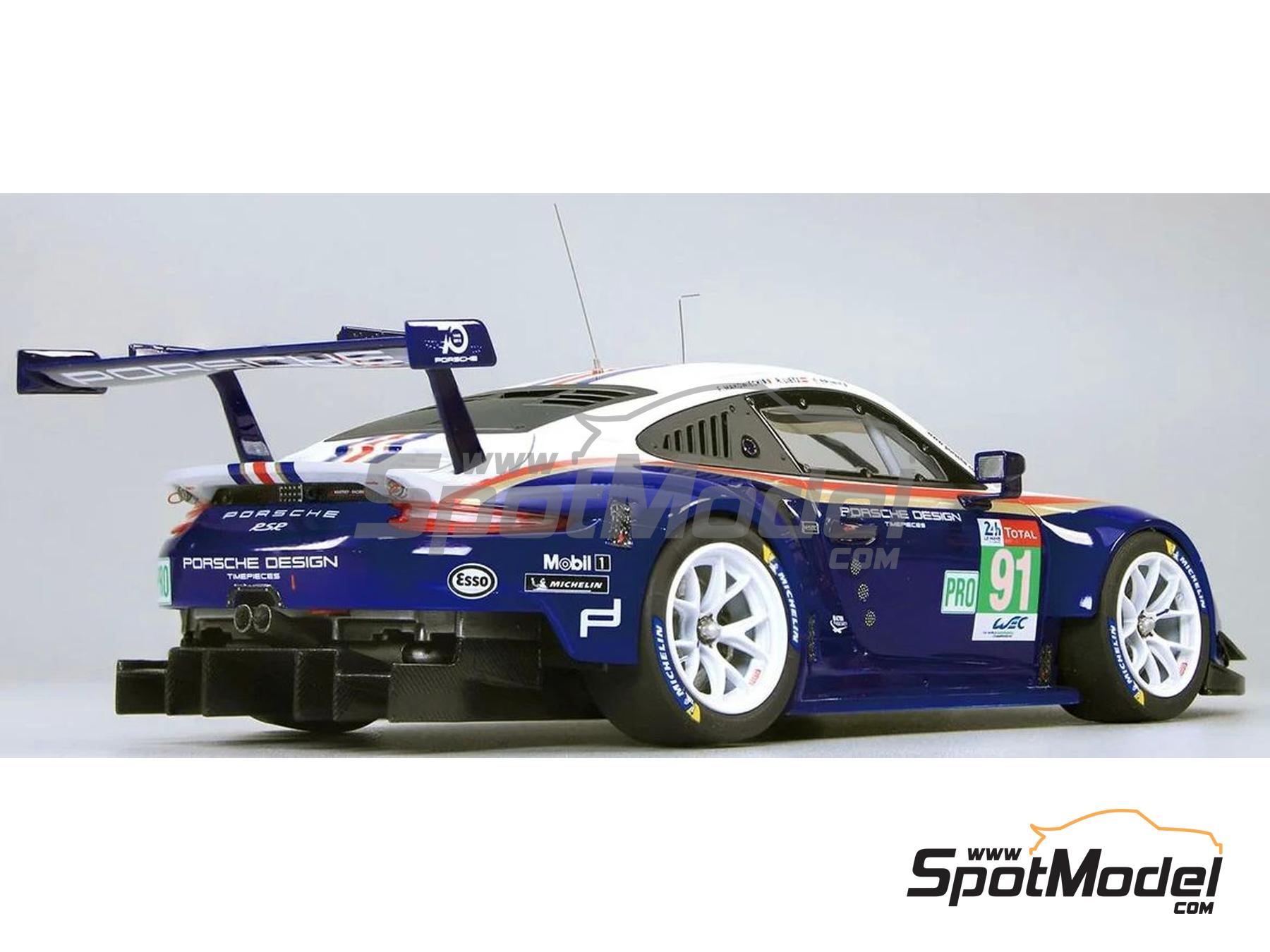 Nunu PN24049: Car scale model kit 1/24 scale - Porsche 911 991 GT3 RSR ...