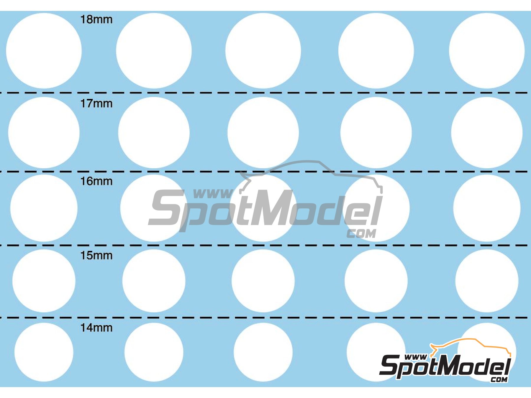 Print Lab Decals PLB2-169188: Decals 1/24 scale - White Roundels (ref ...