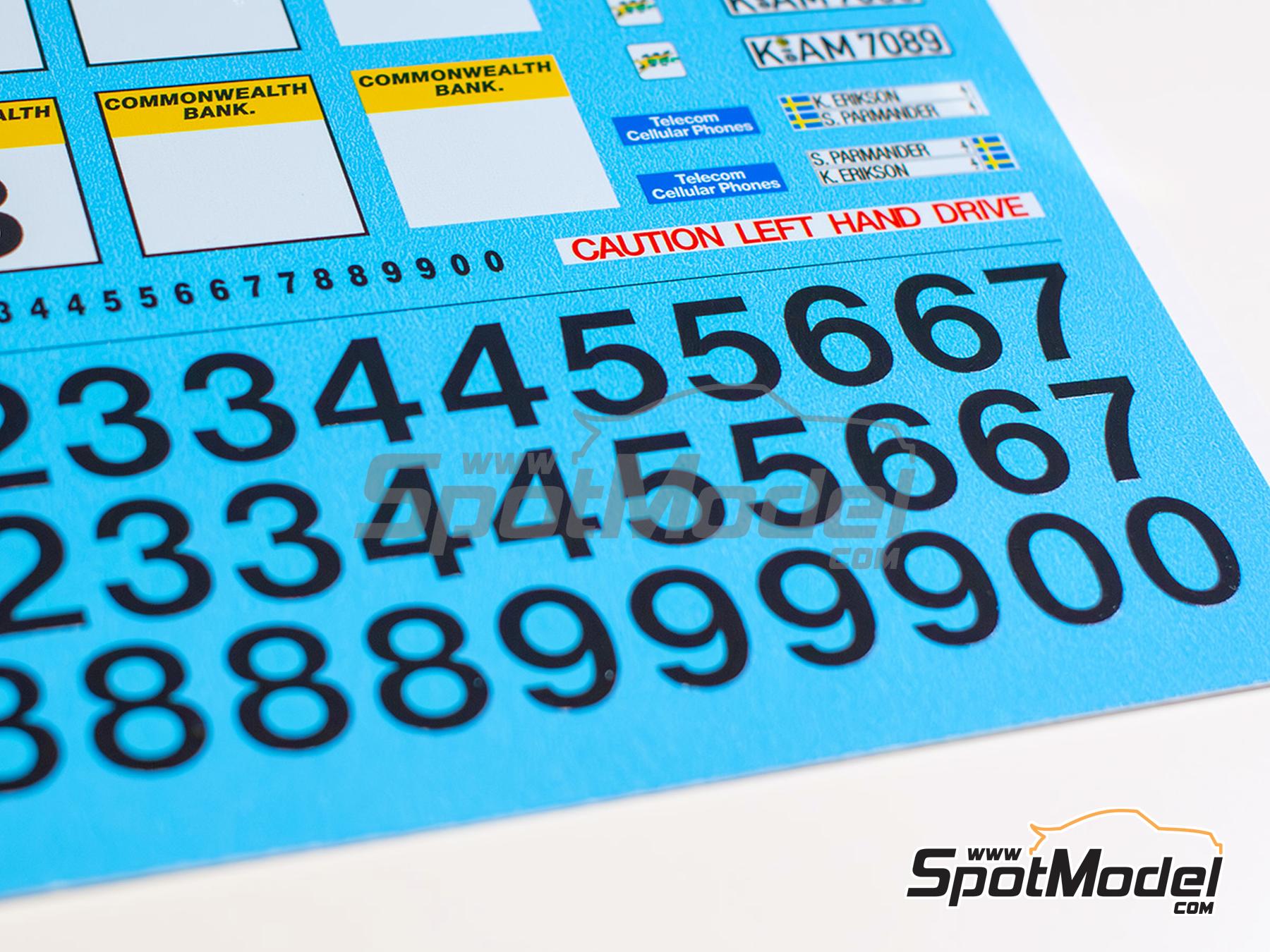 Print Lab Decals PLB2-422811: Decals 1/24 scale - Rally Australia 1988 ...