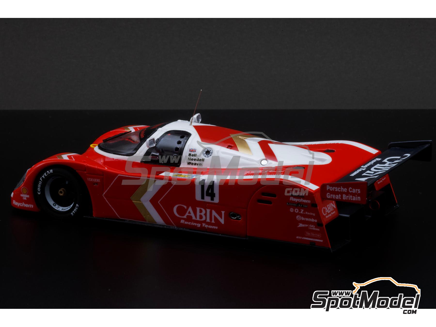 Print Lab Decals PLB2-423286: Marking / livery 1/24 scale - Porsche ...