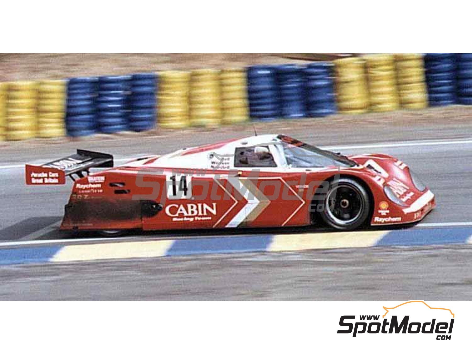 Print Lab Decals PLB2-423286: Marking / livery 1/24 scale - Porsche ...