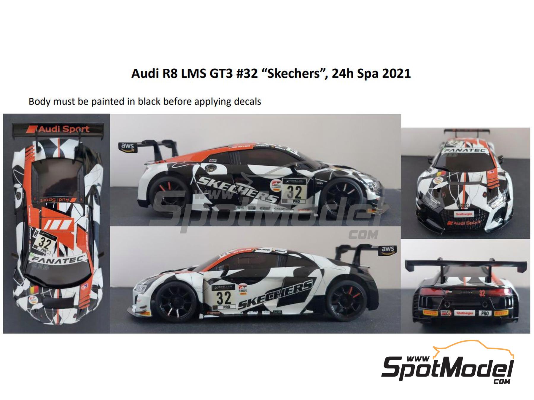Print Lab Decals PLB2-506595: Marking / livery 1/27 scale - Audi R8 LMS ...