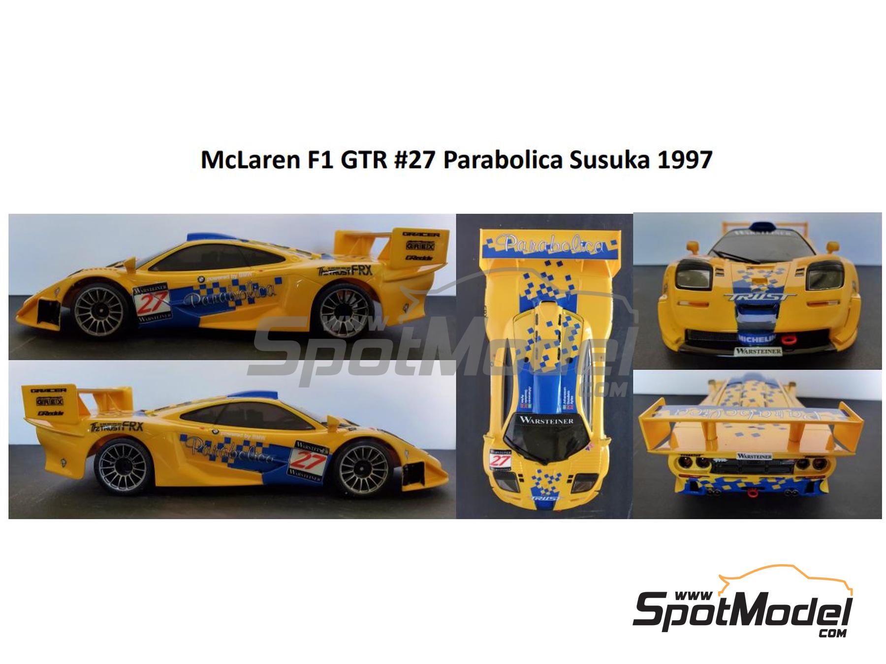 Print Lab Decals PLB2-540053: Marking / livery 1/27 scale - McLaren F1 ...