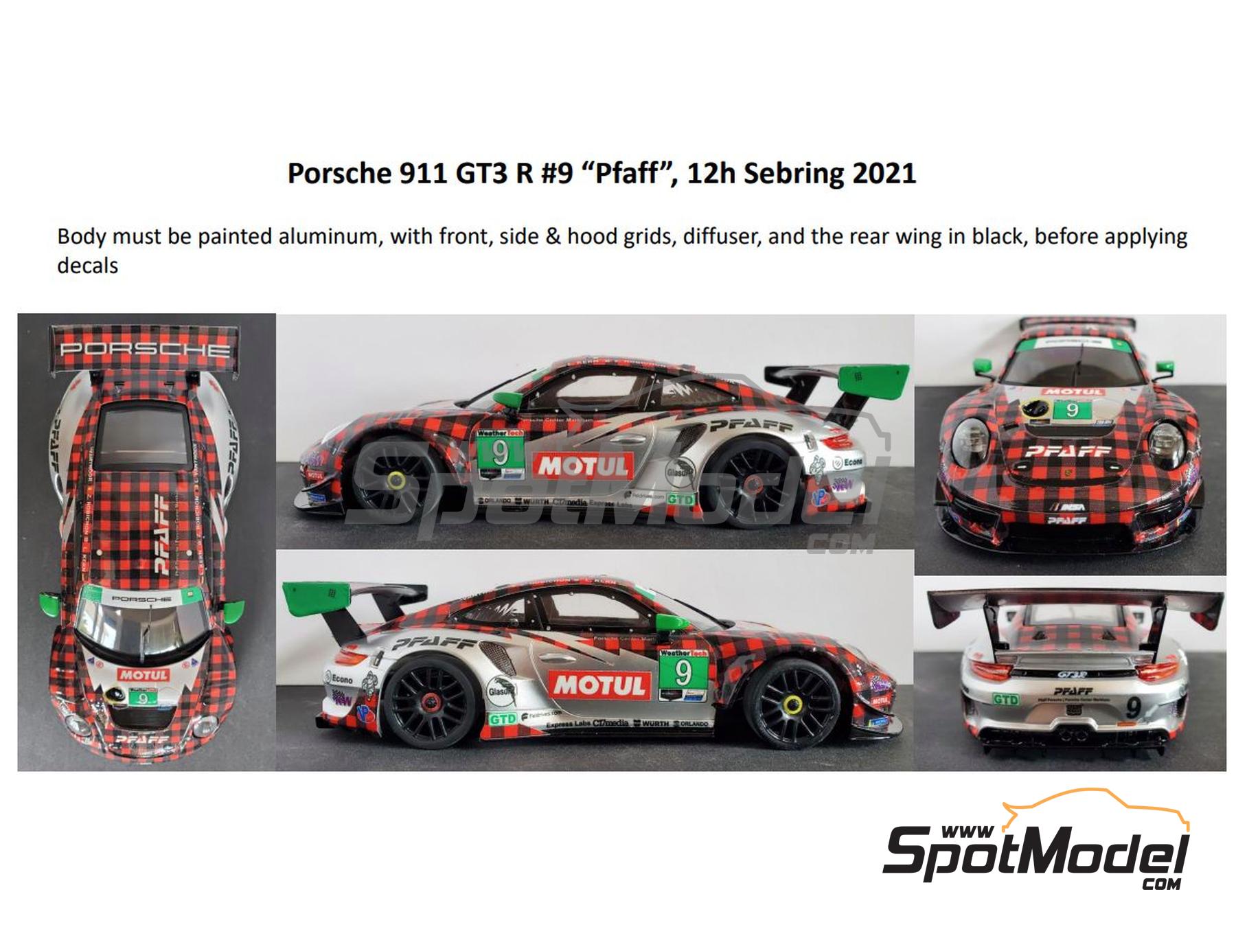Print Lab Decals PLB2-600179: Marking / livery 1/27 scale - Porsche 911 ...