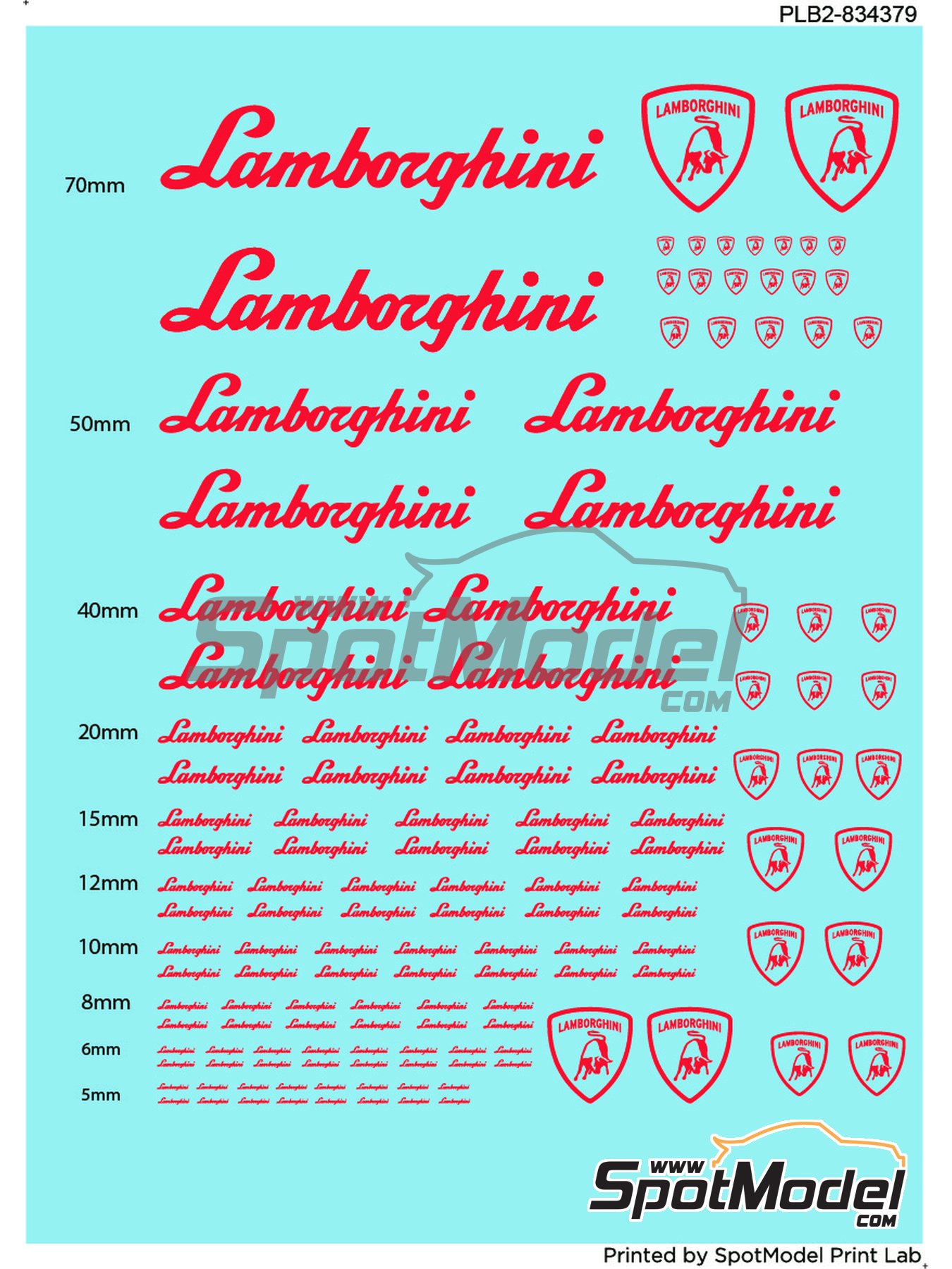 Print Lab Decals PLB2-834379: Logotypes - Lamborghini (ref. PLB2-834379 ...