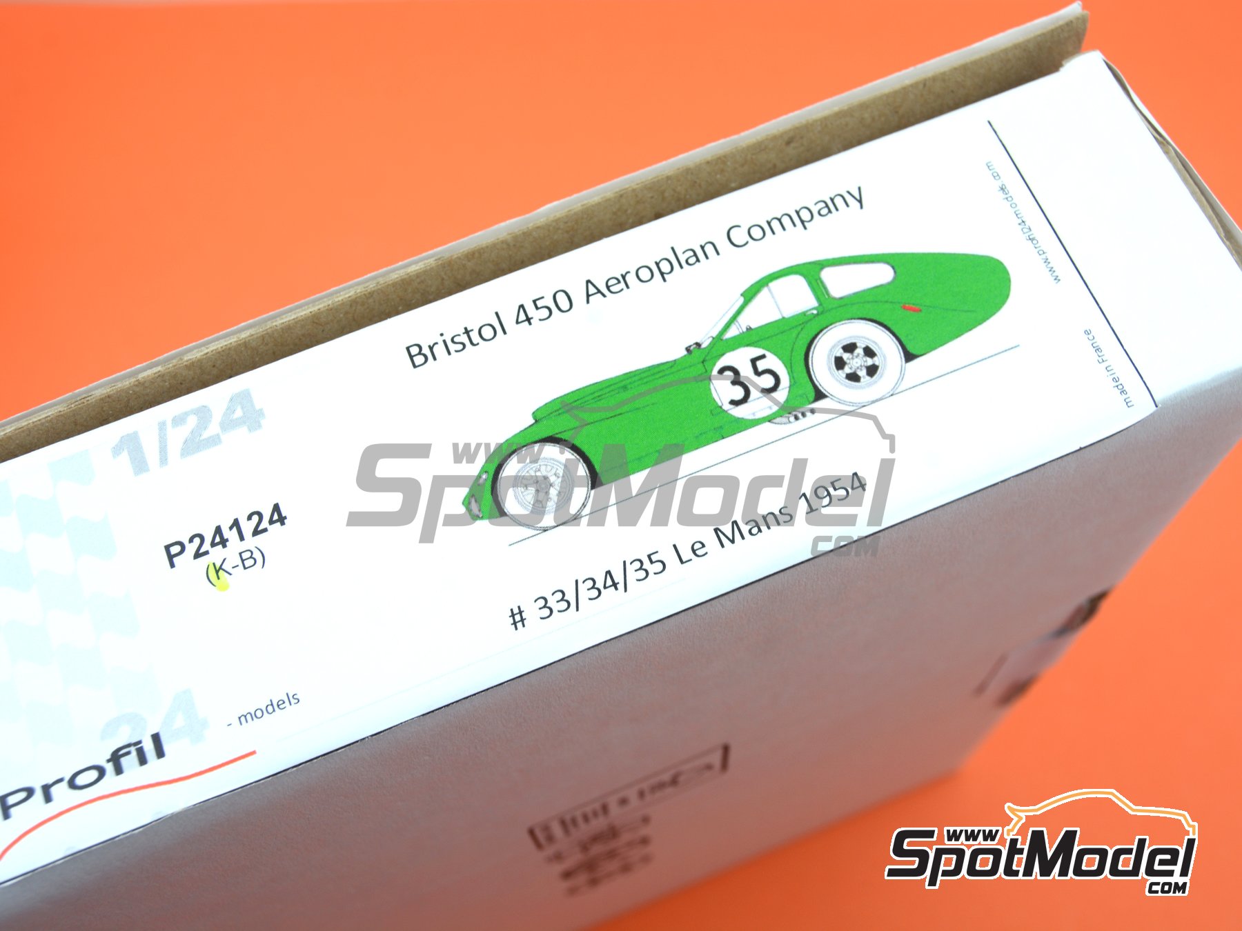 Profil24 P24124K: Car scale model kit 1/24 scale - Bristol 450 Bristol ...