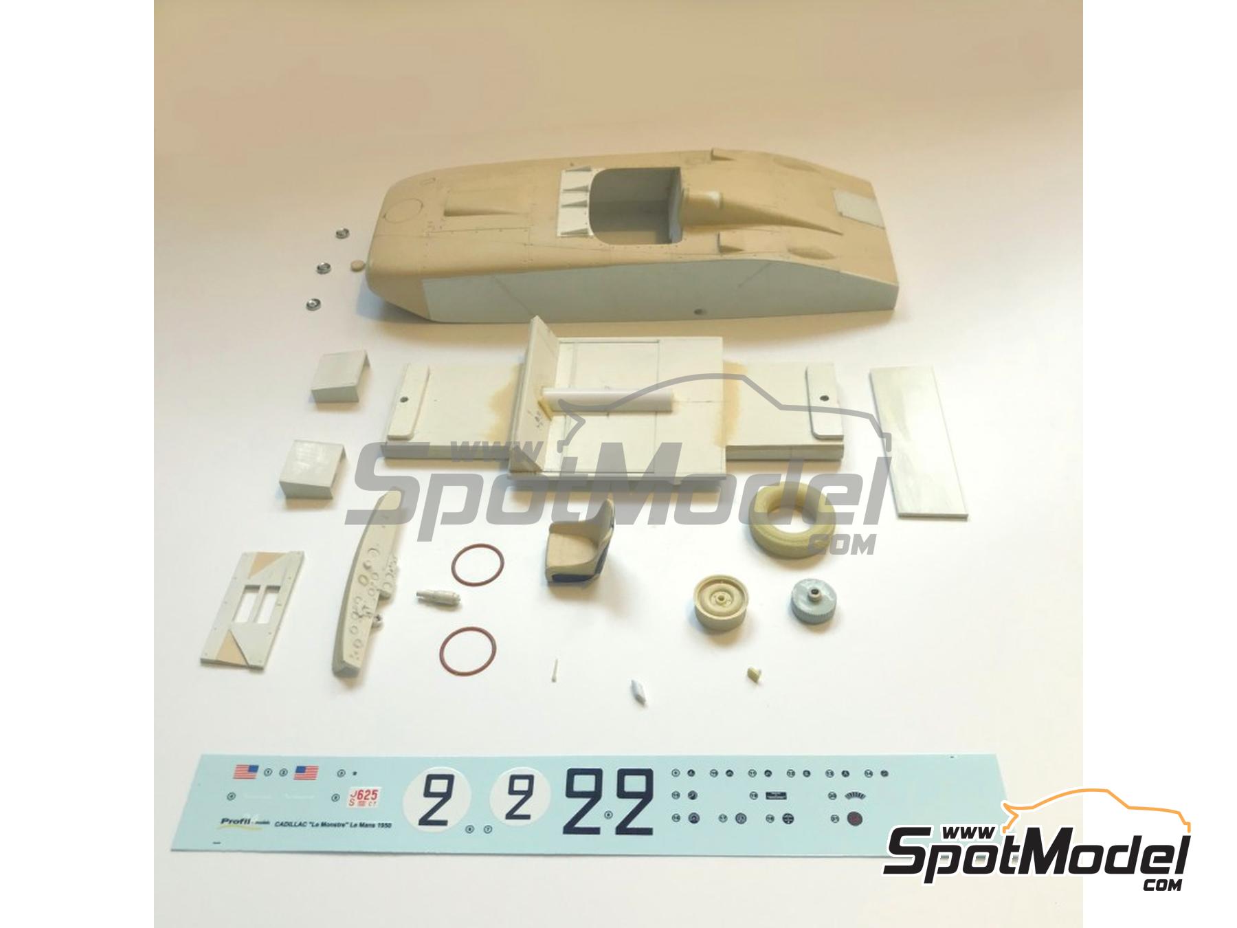 Profil24 P24144K: Car scale model kit 1/24 scale - Cadillac Cunningham ...