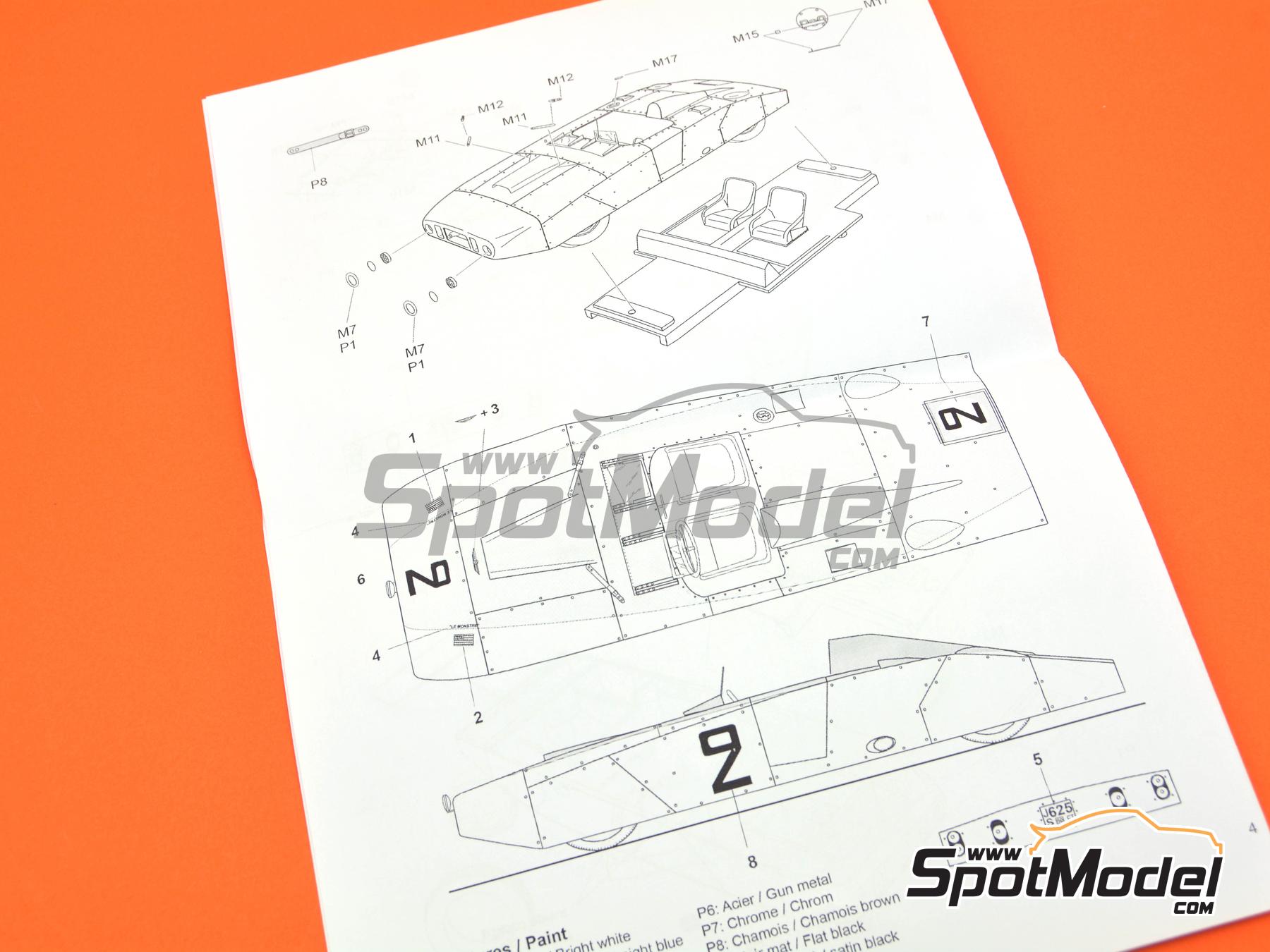 Profil24 P24144K: Car scale model kit 1/24 scale - Cadillac Cunningham ...