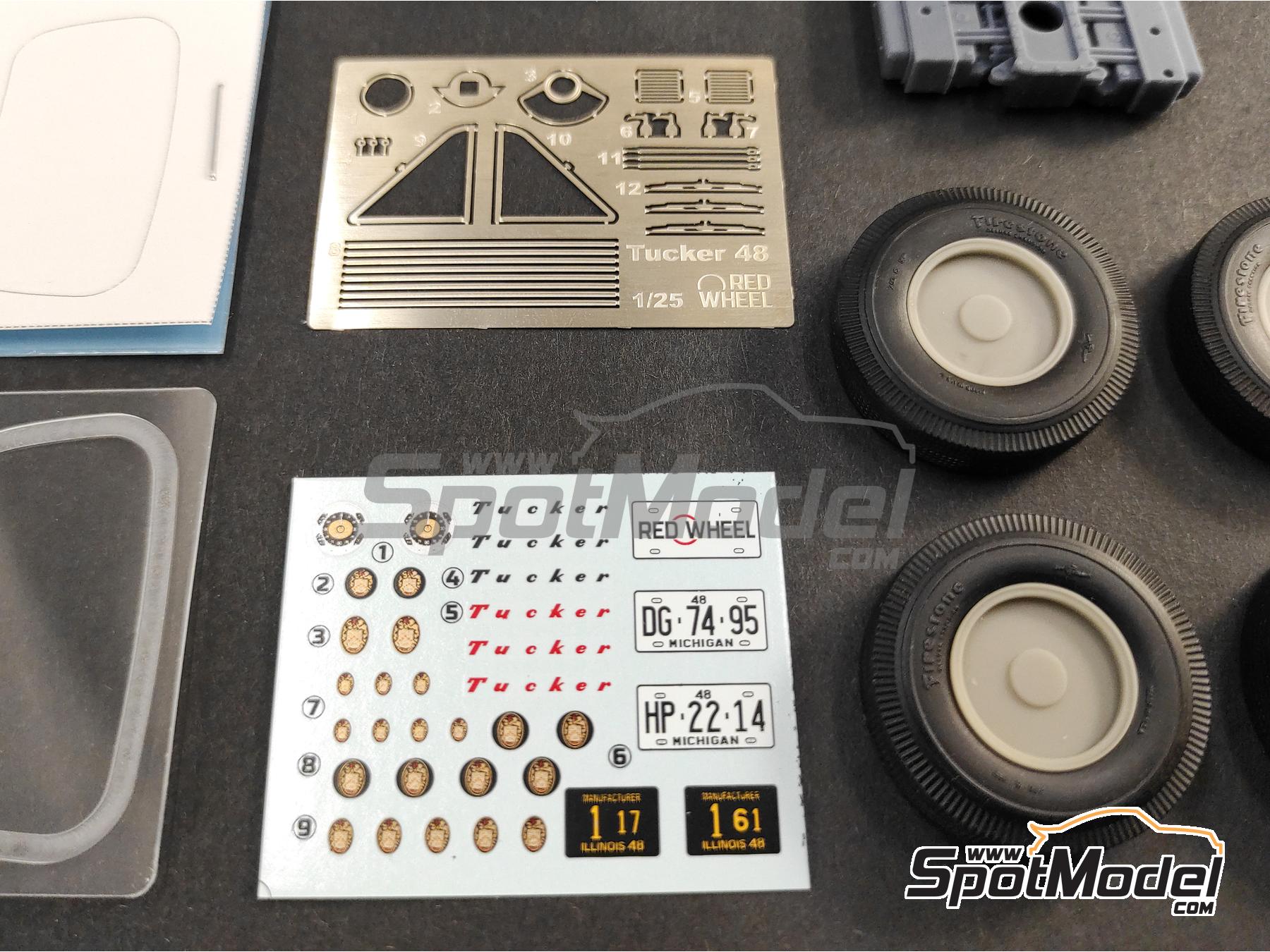 Red Wheel RW25001: Scale model kit 1/25 scale - Tucker 48 (ref. RW25001 ...