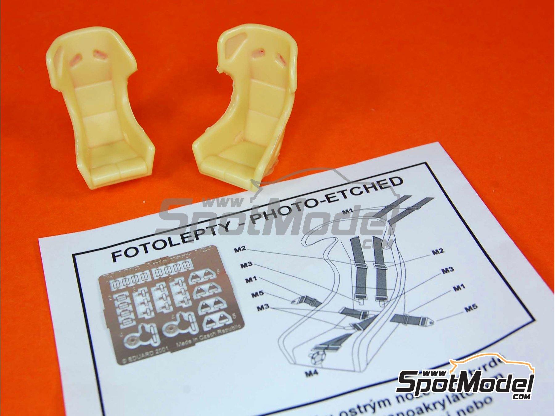 Reji Model 037: Seat 1/24 scale - OMP Sport for GT cars (ref. REJI-037 ...