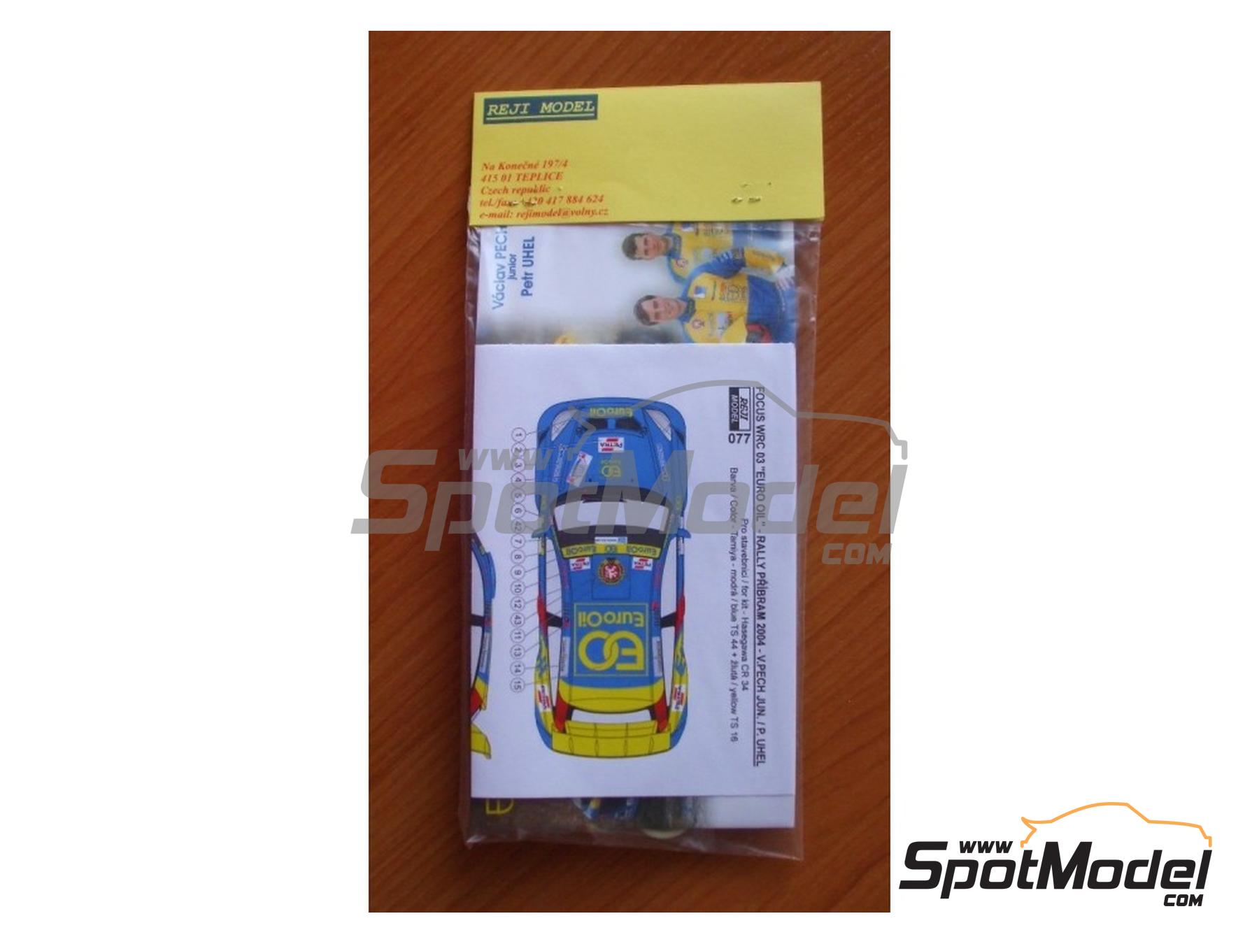 Reji Model 077: Marking / livery 1/24 scale - Ford Focus WRC 03 ...