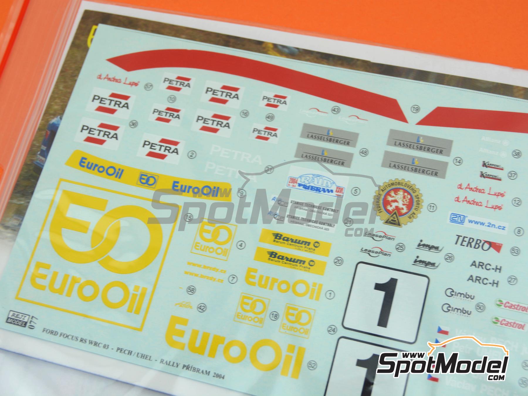 Reji Model 077: Marking / livery 1/24 scale - Ford Focus WRC 03 ...