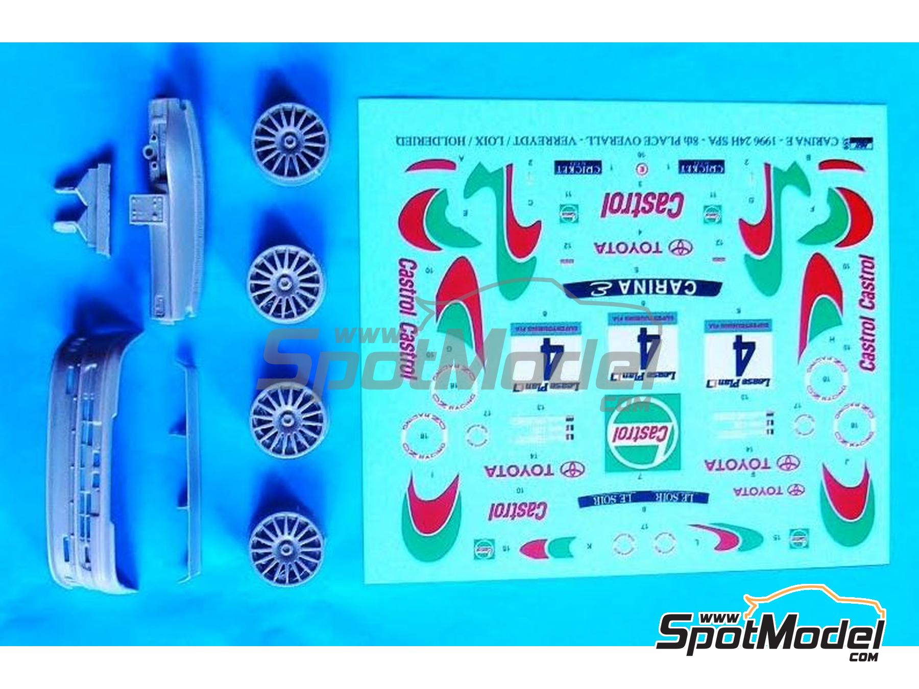 Reji Model 359: Marking / livery 1/24 scale - Toyota Carina E ST191 ...