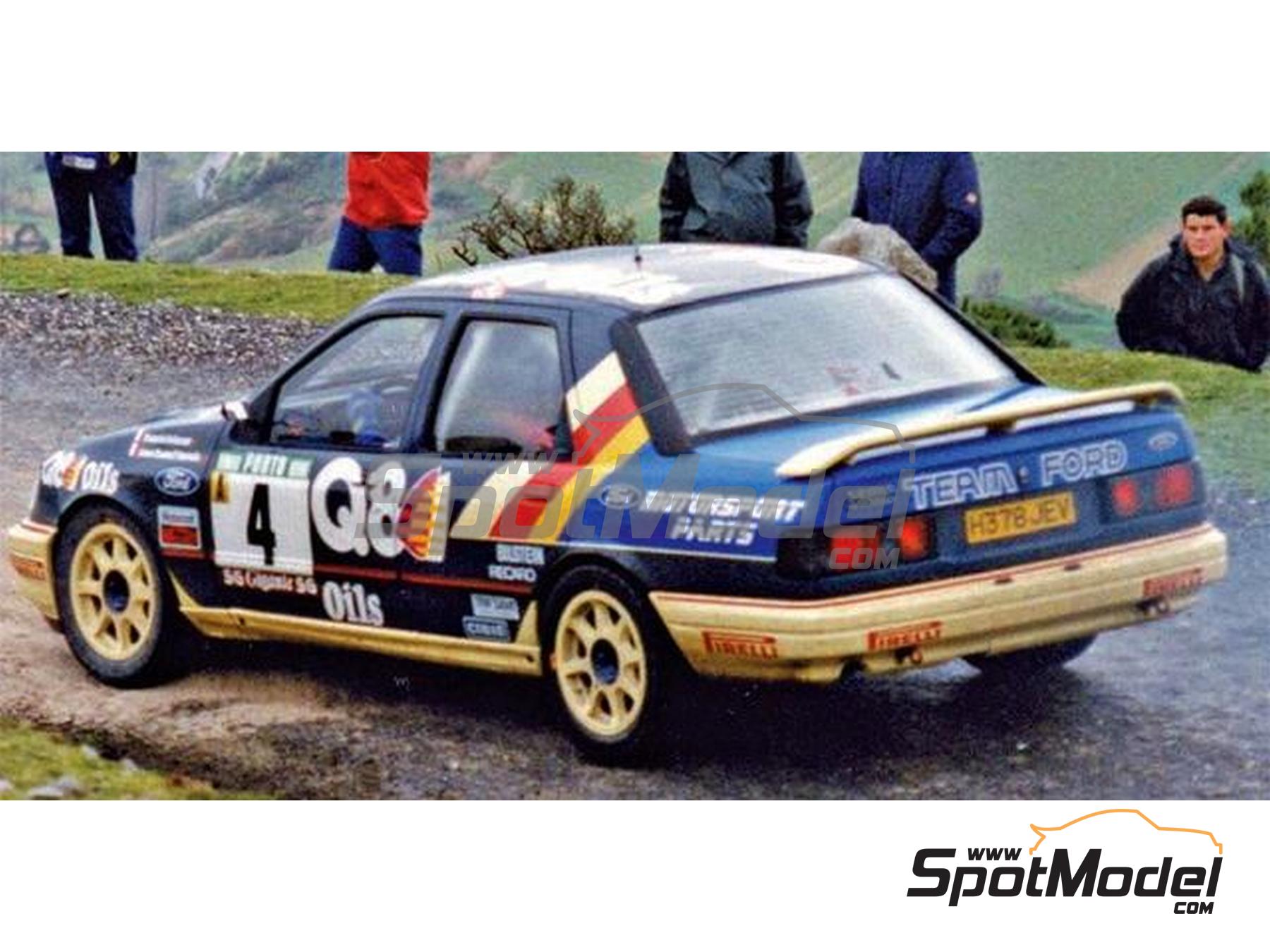 Reji Model 0378: Marking / livery 1/24 scale - Ford Sierra Cosworth 4x4 ...