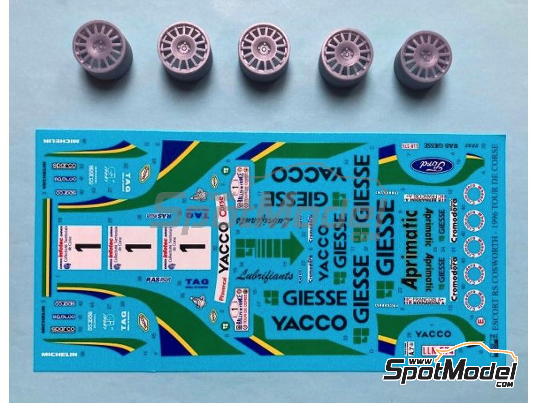 Reji Model 394: Marking / livery 1/24 scale - Ford Escort Cosworth ...