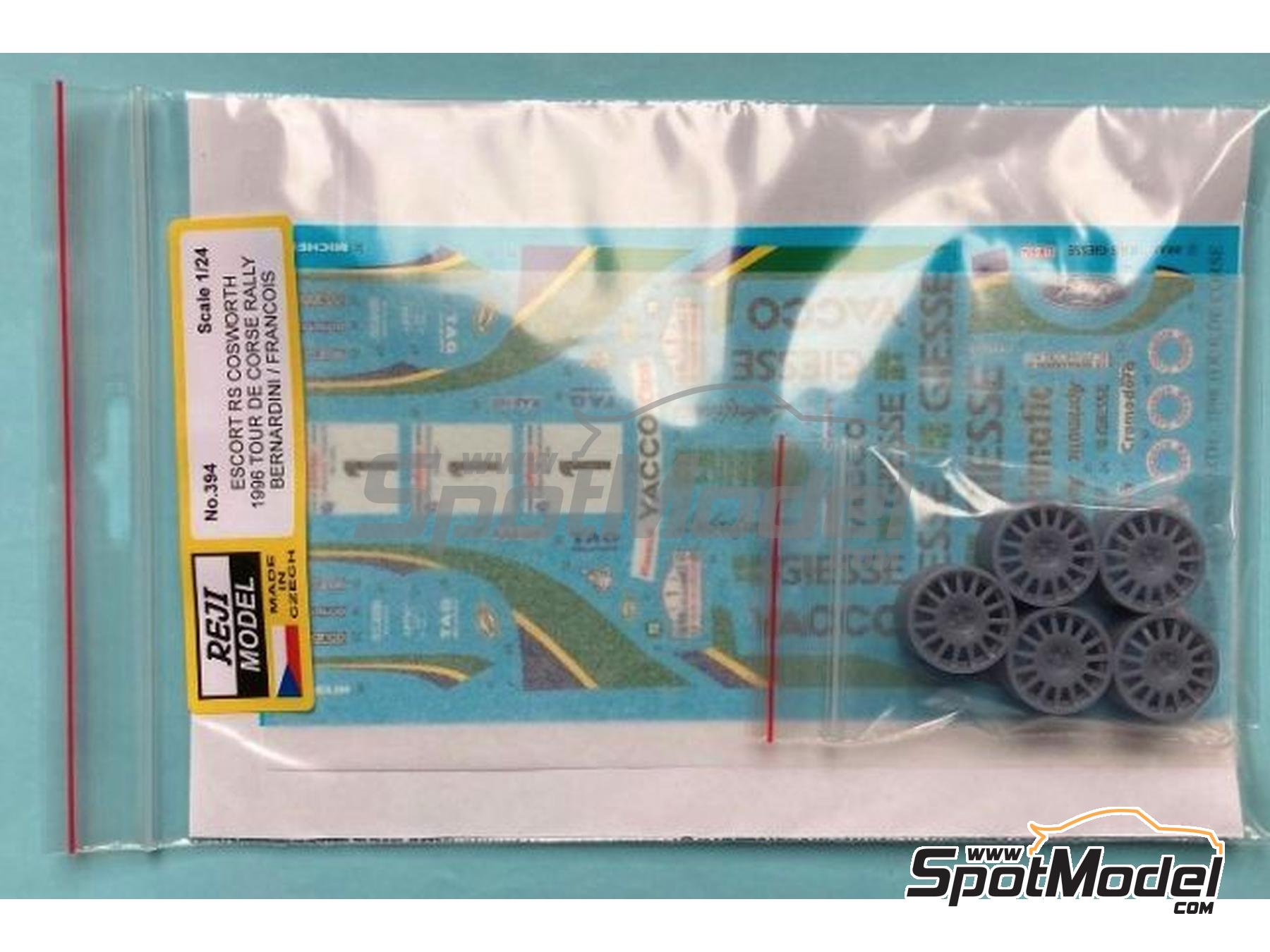 Reji Model 394: Marking / livery 1/24 scale - Ford Escort Cosworth ...