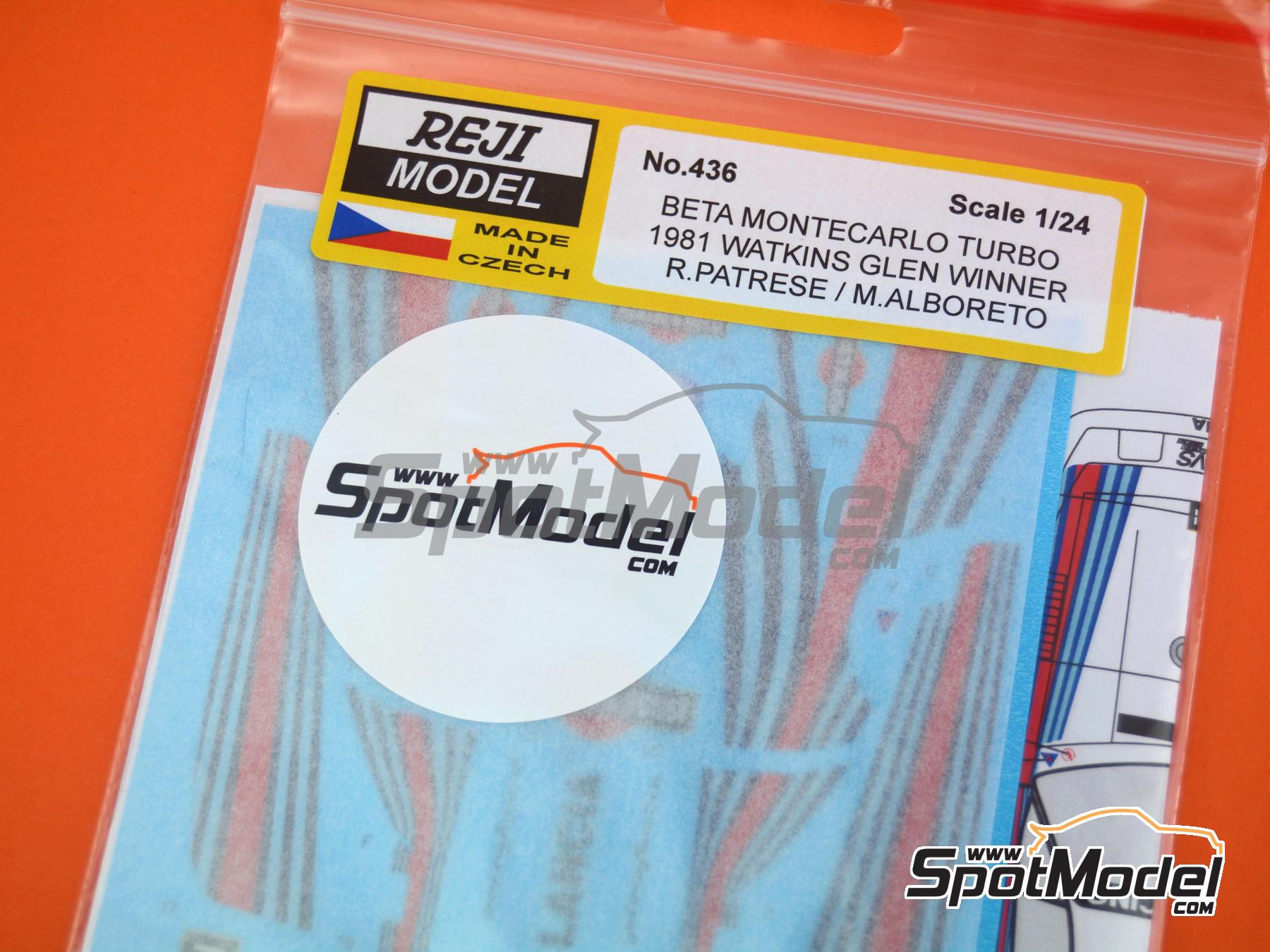 Reji Model 436: Marking / livery 1/24 scale - Lancia Beta Montecarlo ...