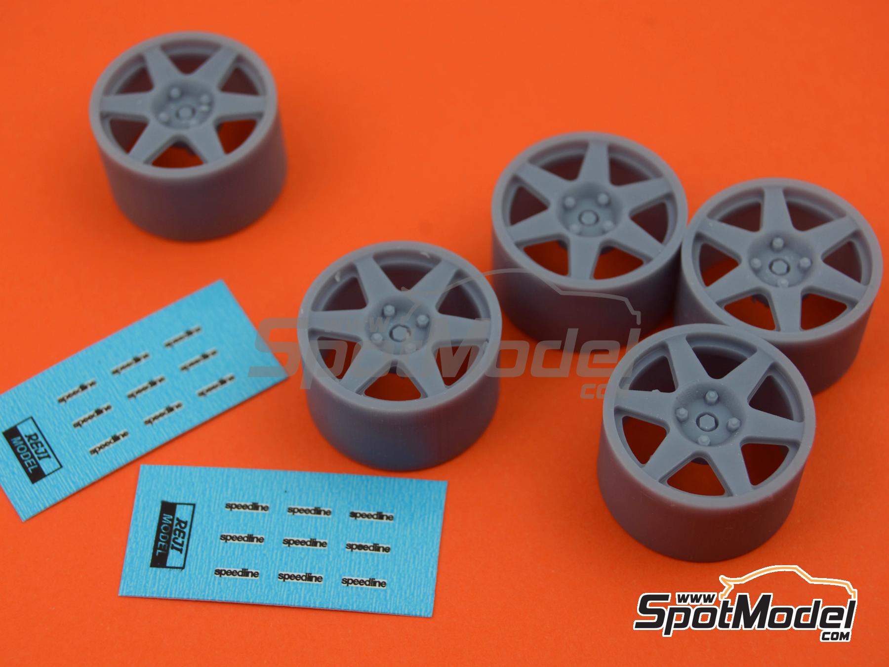 Reji Model SP942: Rims 1/24 scale - Speedline tarmac version 6 spokes ...