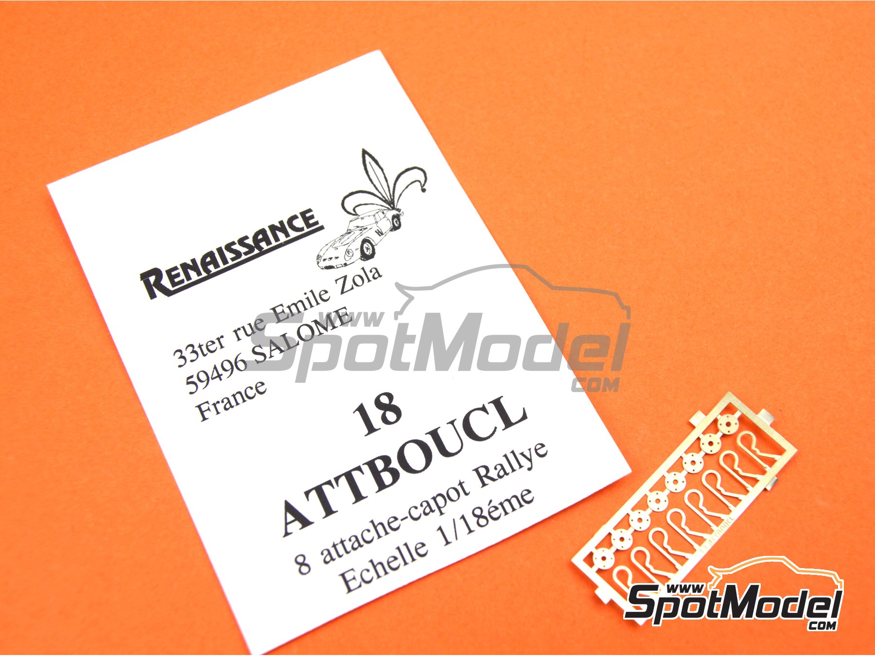 Renaissance Models 18ATTBOUCL: Bonnet pins 1/18 scale - Bonnet pins - 8 ...