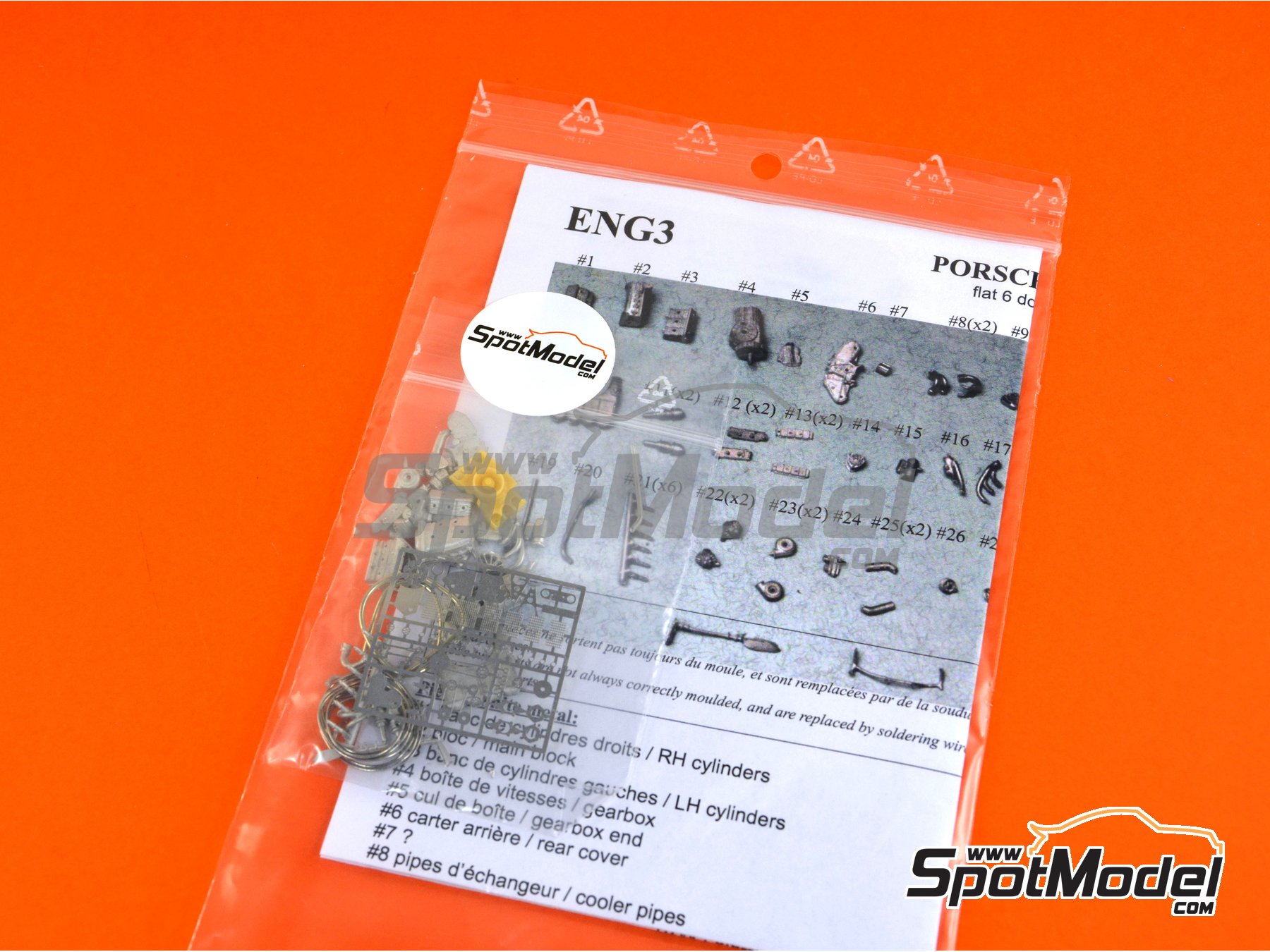 Renaissance Models ENG3: Engine 1/43 scale - Porsche 935 K3 twin turbo ...