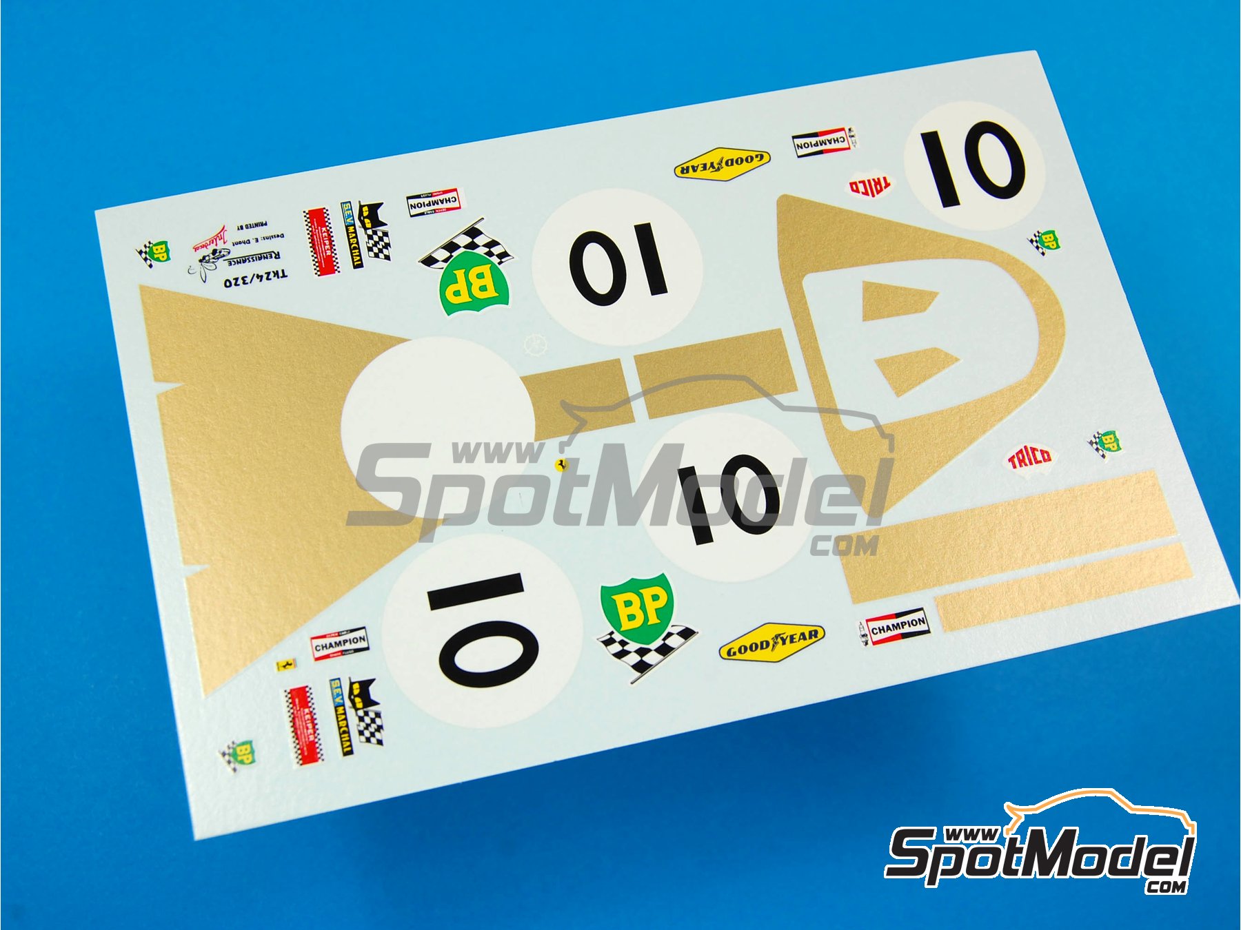 Renaissance Models TK24/320D: Marking / livery 1/24 scale - Ferrari ...