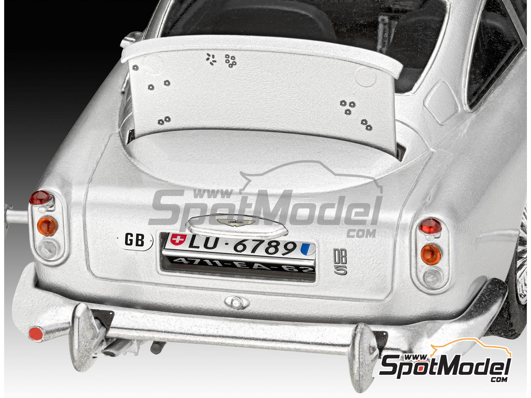 Revell 05653: Car scale model kit 1/24 scale - Aston Martin DB5 - James Bond 007 "Goldfinger ...