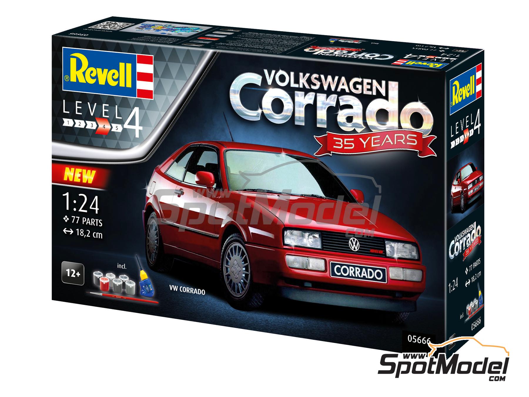 Revell 05666: Car scale model kit 1/24 scale - Volkswagen Corrado 1990 ...