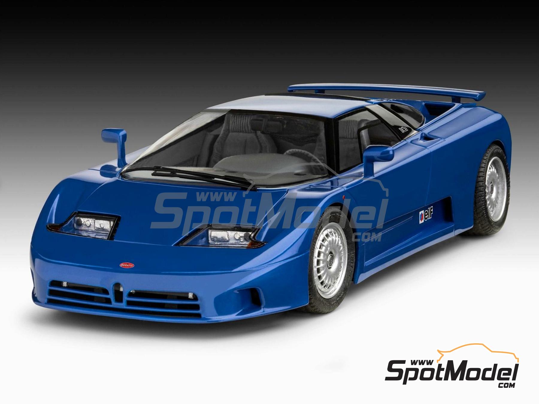 Revell 07353: Car scale model kit 1/24 scale - Bugatti EB110 (ref ...