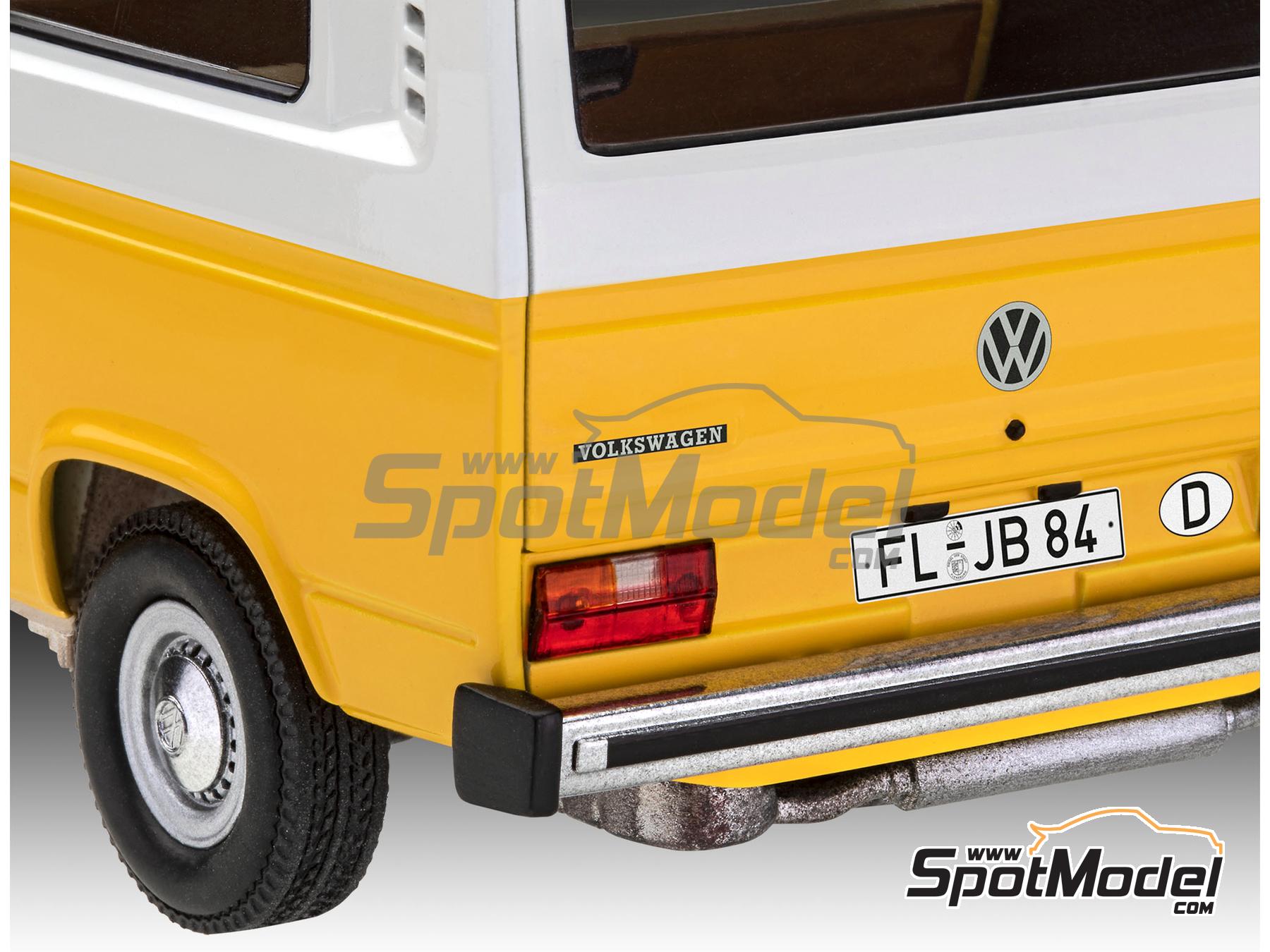 Revell 07706: Van scale model kit 1/25 scale - Volkswagen T3 Bus (ref ...