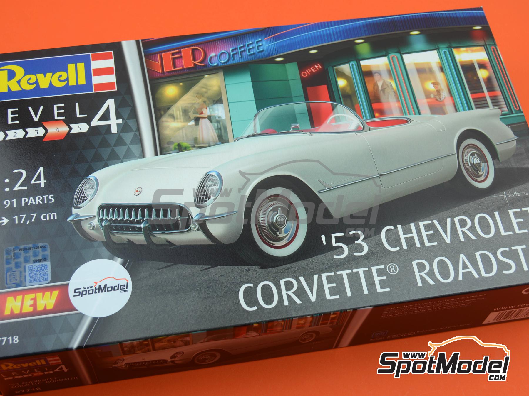 Revell 07718: Car scale model kit 1/24 scale - Chevrolet Corvette ...