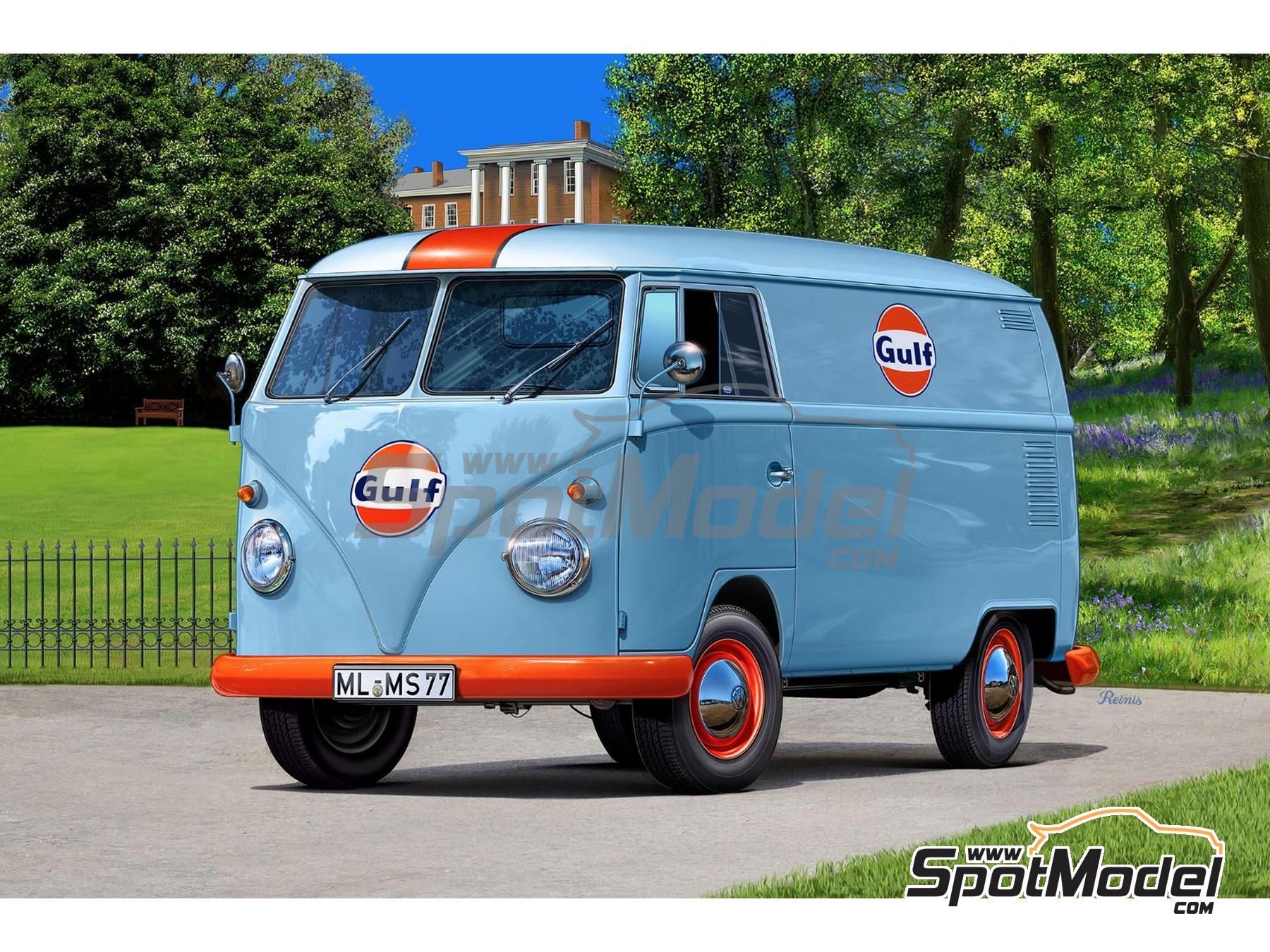 Revell 07726: Van scale model kit 1/24 scale - Volkswagen Transporter ...