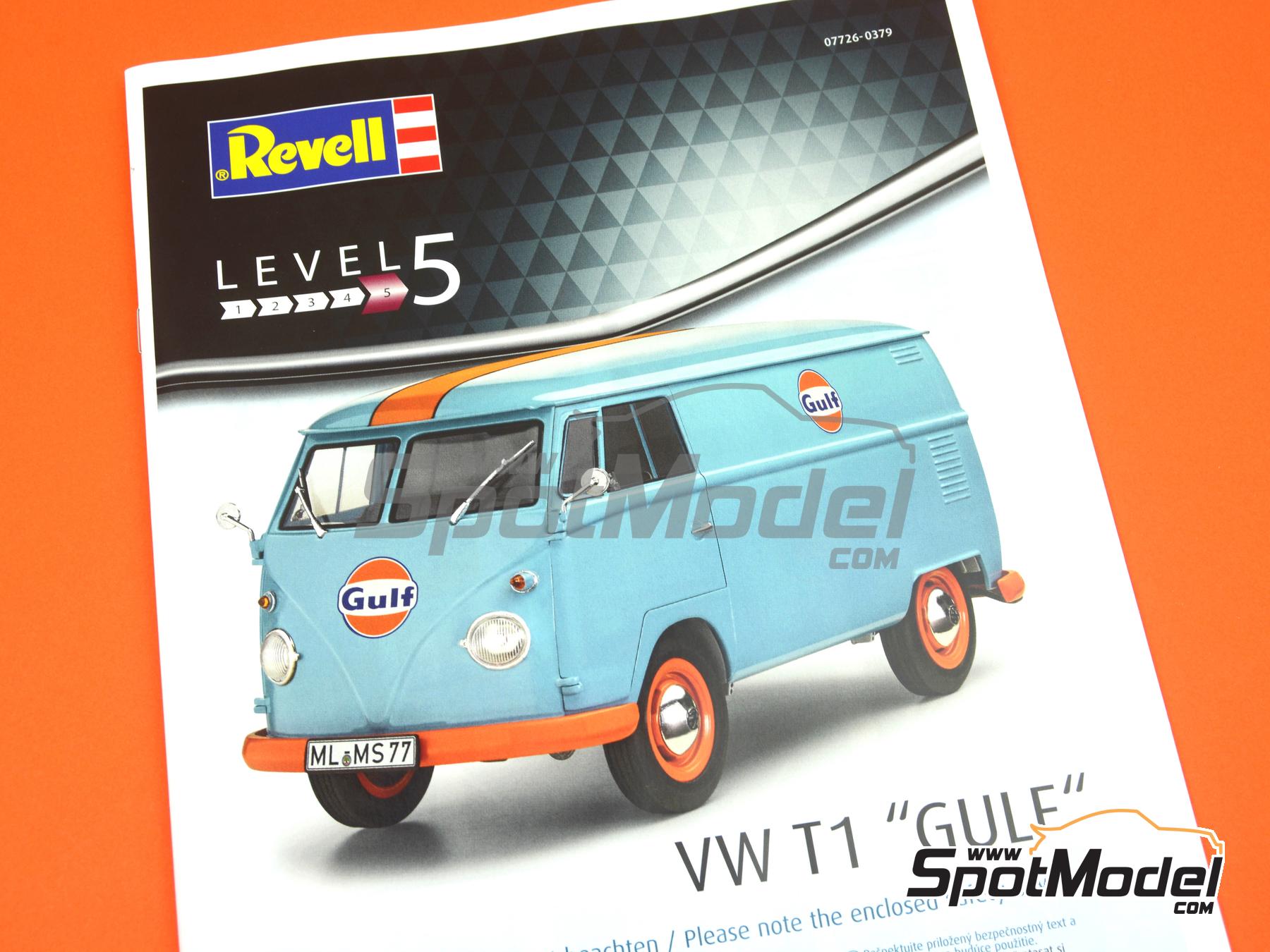 Revell 07726: Van scale model kit 1/24 scale - Volkswagen Transporter ...