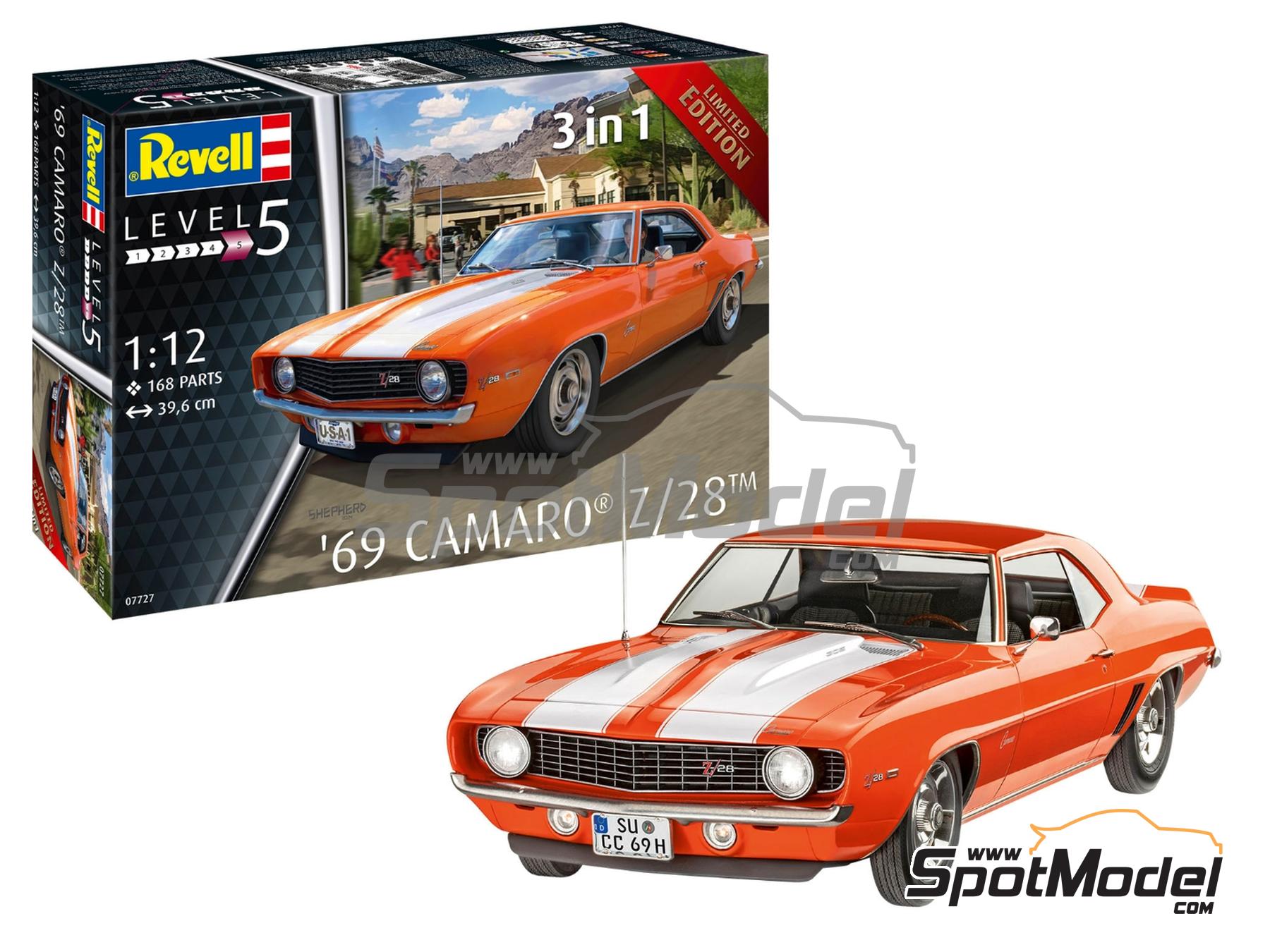 Revell 07727: Car scale model kit 1/12 scale - Chevrolet Camaro Z28 ...