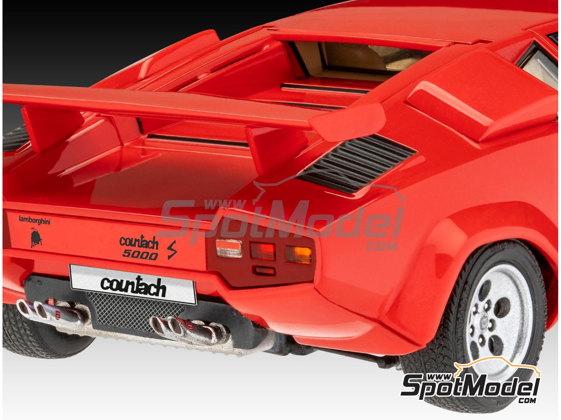 Revell 07730: Car scale model kit 1/24 scale - Lamborghini Countach ...