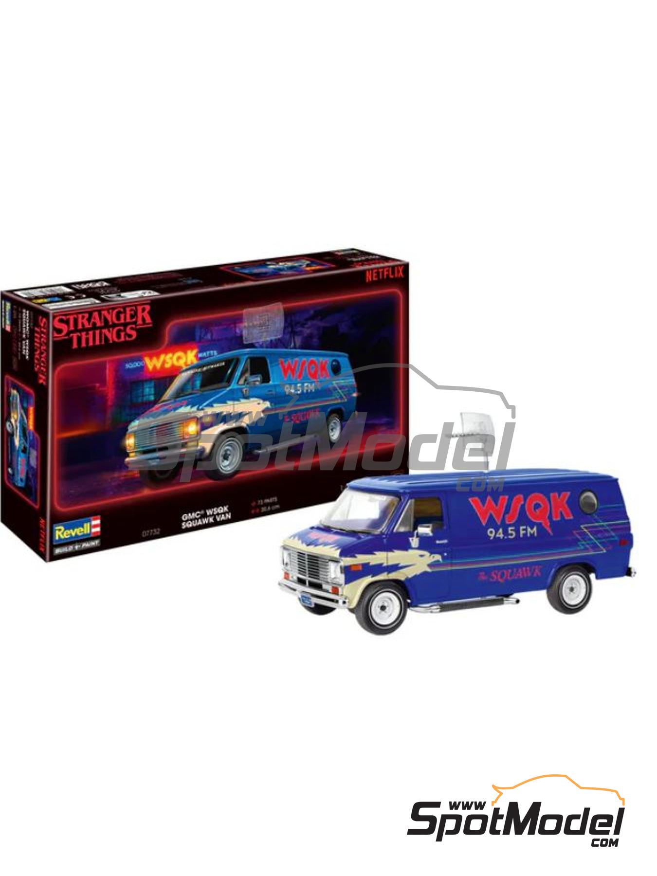 Revell 07732: Van scale model kit 1/25 scale - GMC Squawk Van Stranger ...