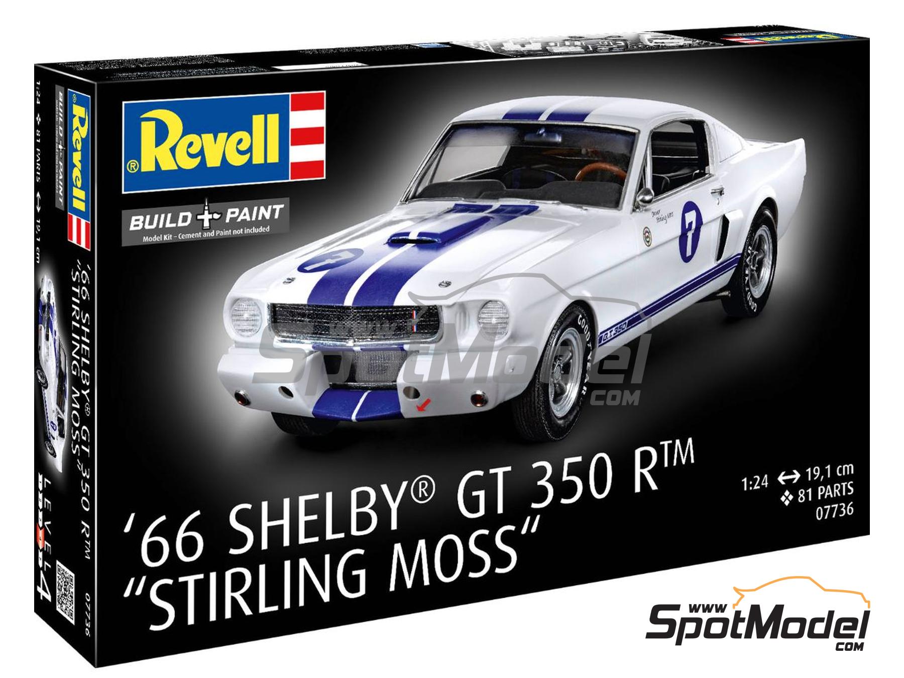 Revell 07736: Car scale model kit 1/24 scale - Ford Shelby GT-350 R #7 ...