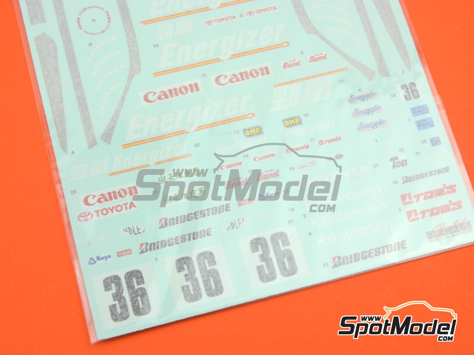 SK Decals SK24066: Marking / livery 1/24 scale - Toyota Corona ST191 ...