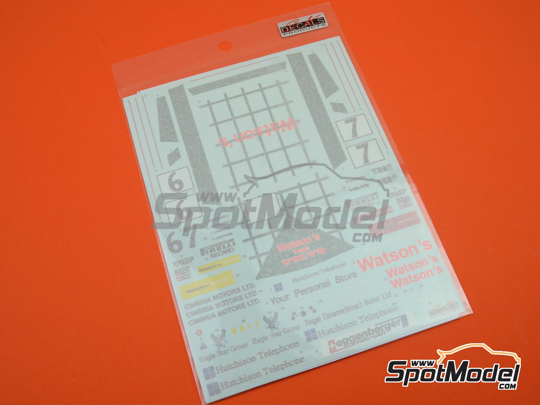 SK Decals SK24068: Marking / livery 1/24 scale - Volvo 240 Turbo Group ...