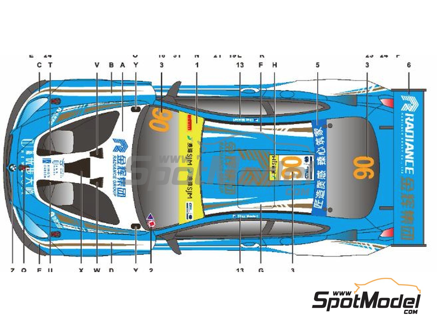 SK Decals SK24080: Marking / livery 1/24 scale - BMW M6 GT3 Fist AAI ...