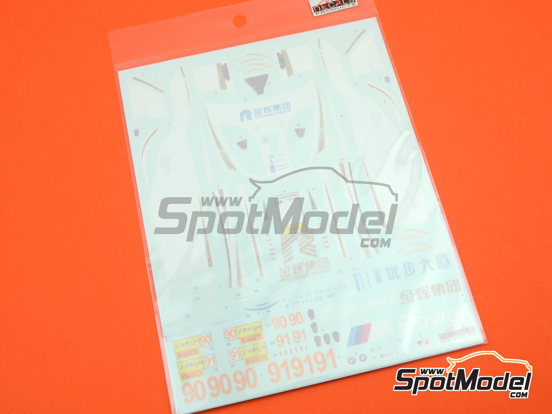 SK Decals SK24080: Marking / livery 1/24 scale - BMW M6 GT3 Fist AAI ...